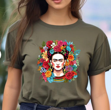 Frida the Feminist Icon, Frida's Flower Crown T-shirt, Frida | Inspire ...