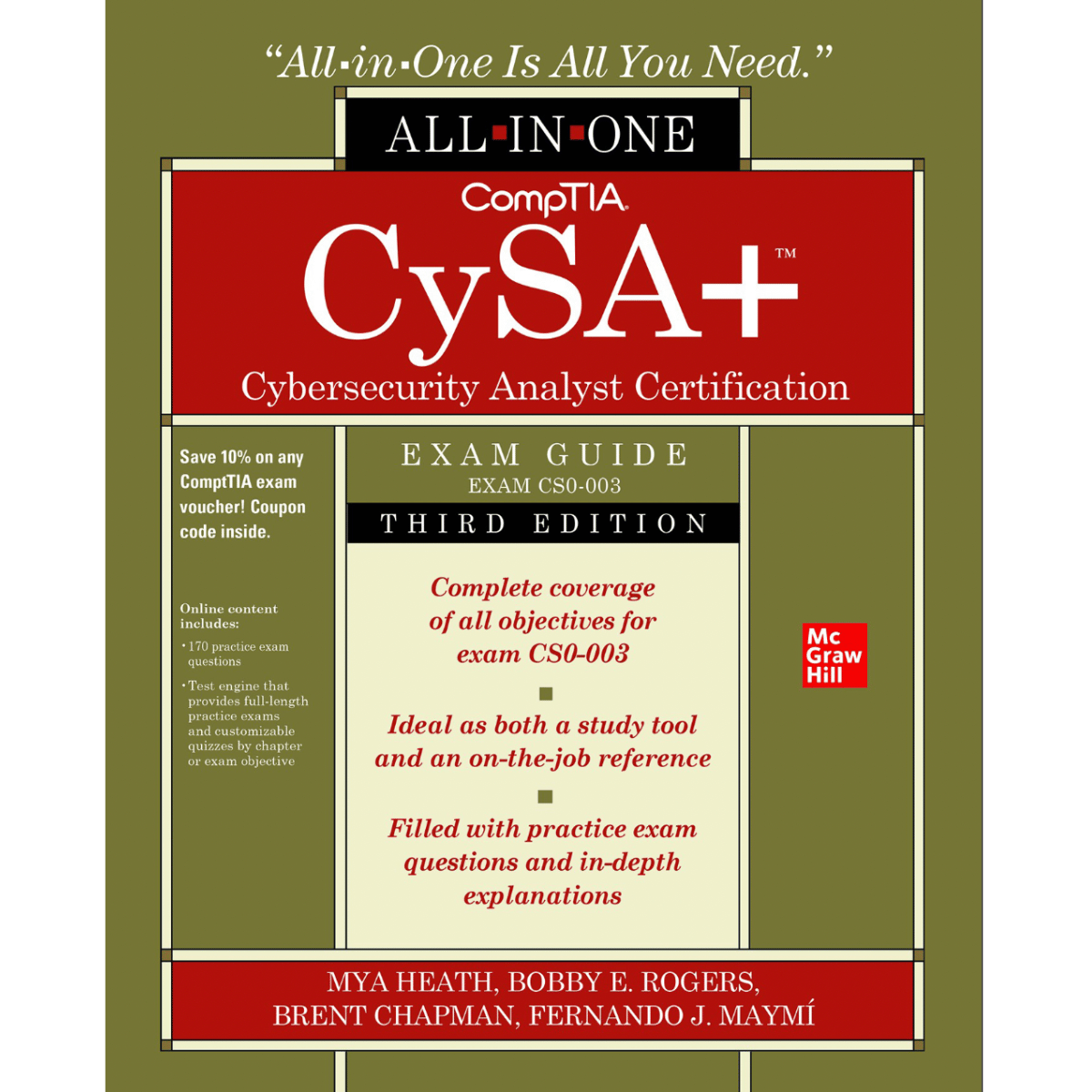 Comptia Cysa Cybersecurity Analyst Certification All In One Inspire Uplift
