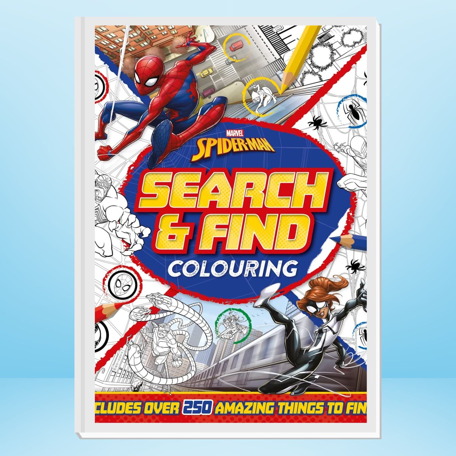 Marvel Spider-Man: Search & Find Colouring | Inspire Uplift
