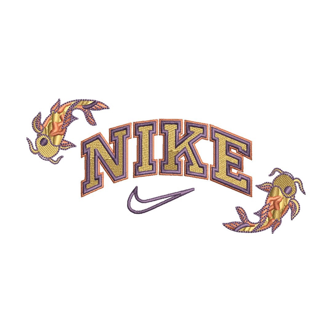 Nike fish Logo embroidery design, Nike fish embroidery, Nike | Inspire ...