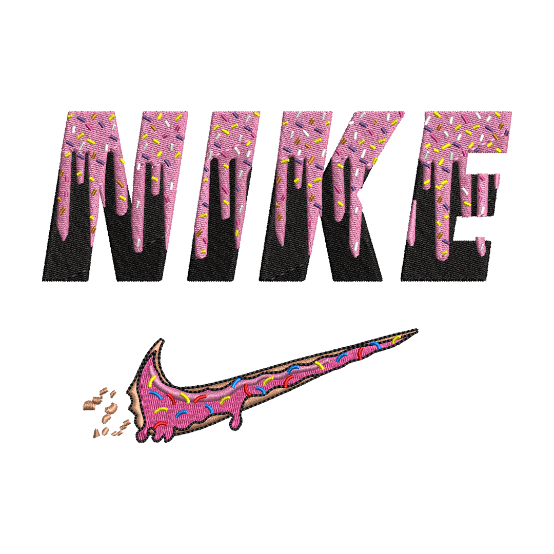 Nike-Donut Logo embroidery design, Nike-Donut embroidery, Ni | Inspire ...
