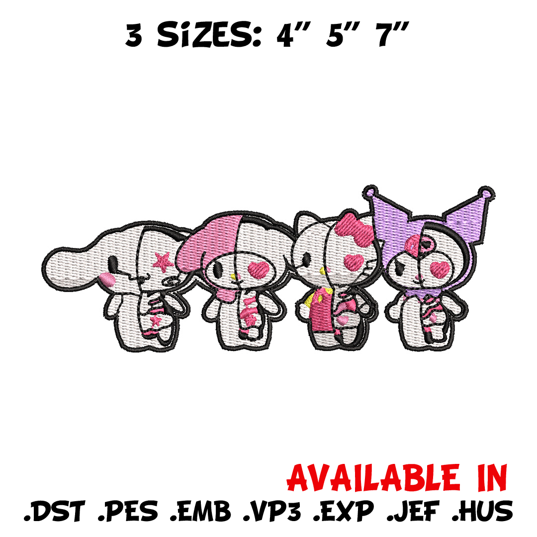 Kuromi chibi cute embroidery design, Kuromi embroidery, Anim | Inspire ...