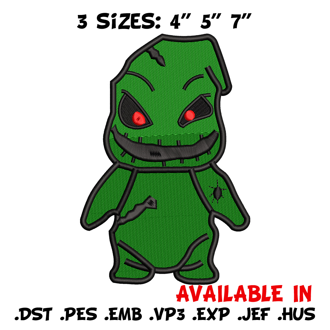 Oogie boogie embroidery design, Oogie boogie embroidery, Emb | Inspire ...