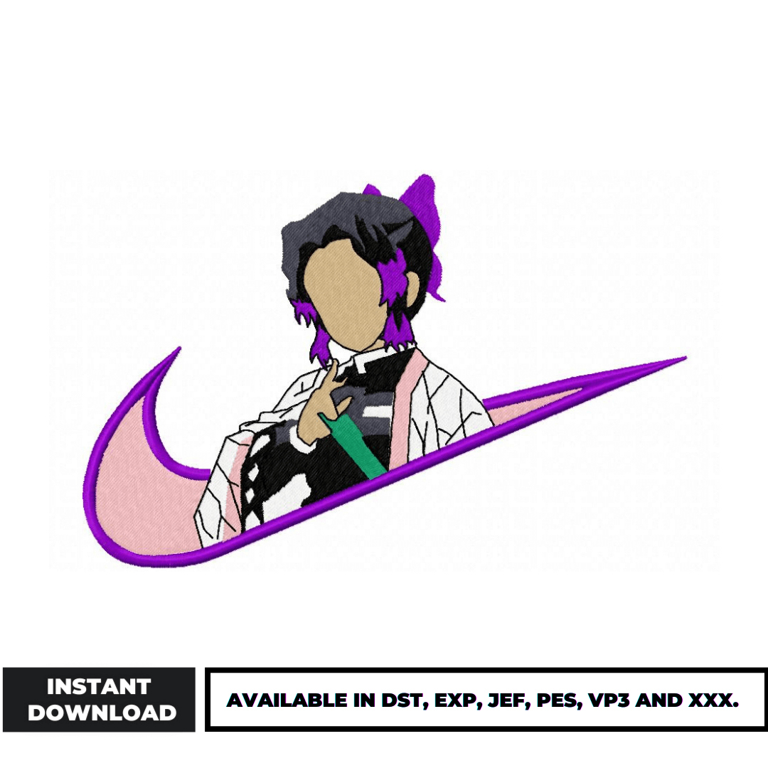 Shinobu logo nike design, Demon slayer embroidery, logo anim | Inspire ...