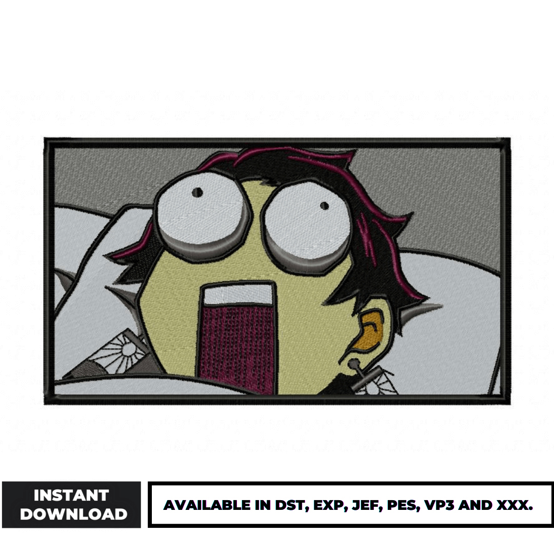 Tanjiro funny embroidery design, Demon slayer embroidery, an | Inspire ...