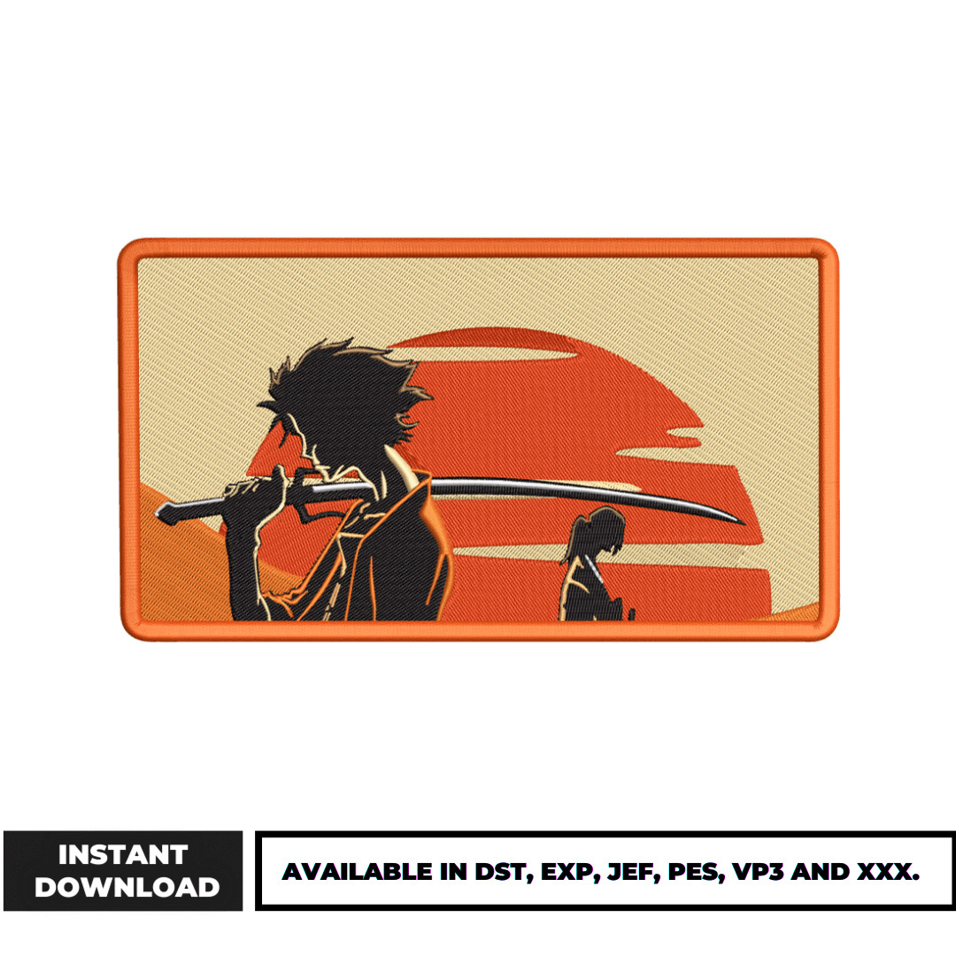 Luffy shadow embroidery design, One Piece embroidery, anime | Inspire ...