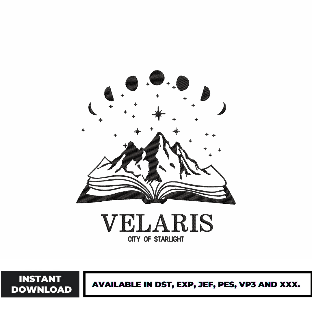 Velaris City Of Starlight embroidery design, cartoon embroid | Inspire ...