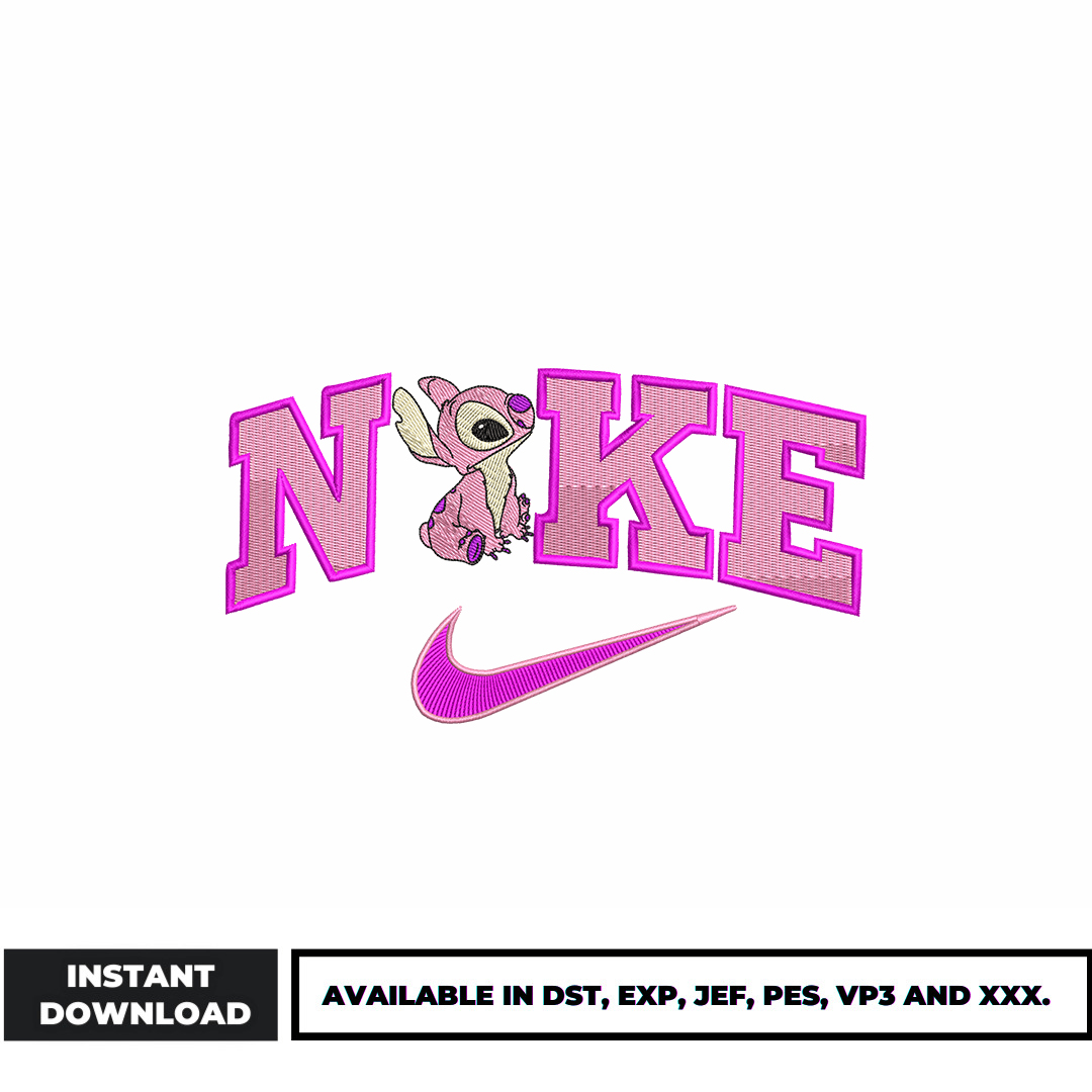 Angel logo nike embroidery design, stitch embroidery, logo n | Inspire ...