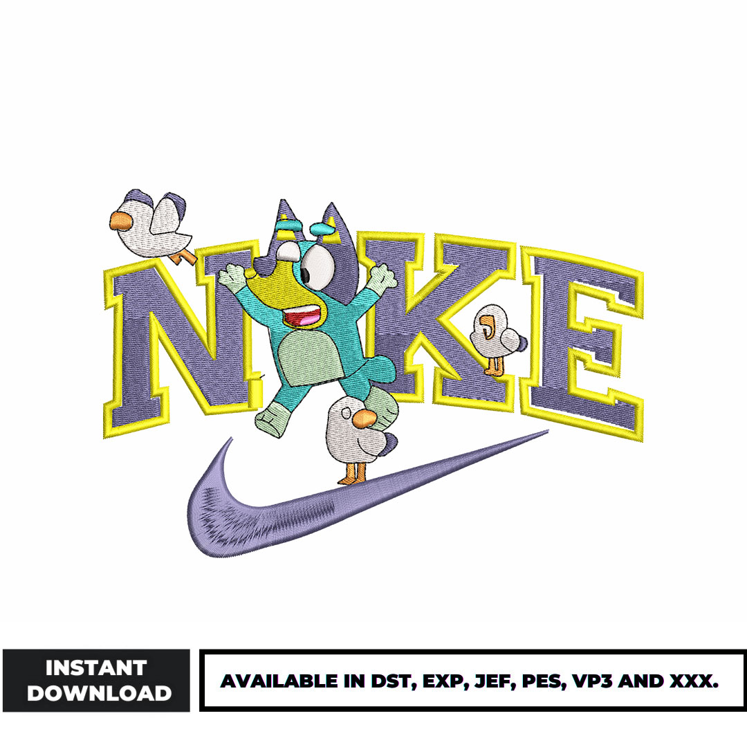 Nike bluey embroidery design, Bluey embroidery, logo nike em - Inspire ...