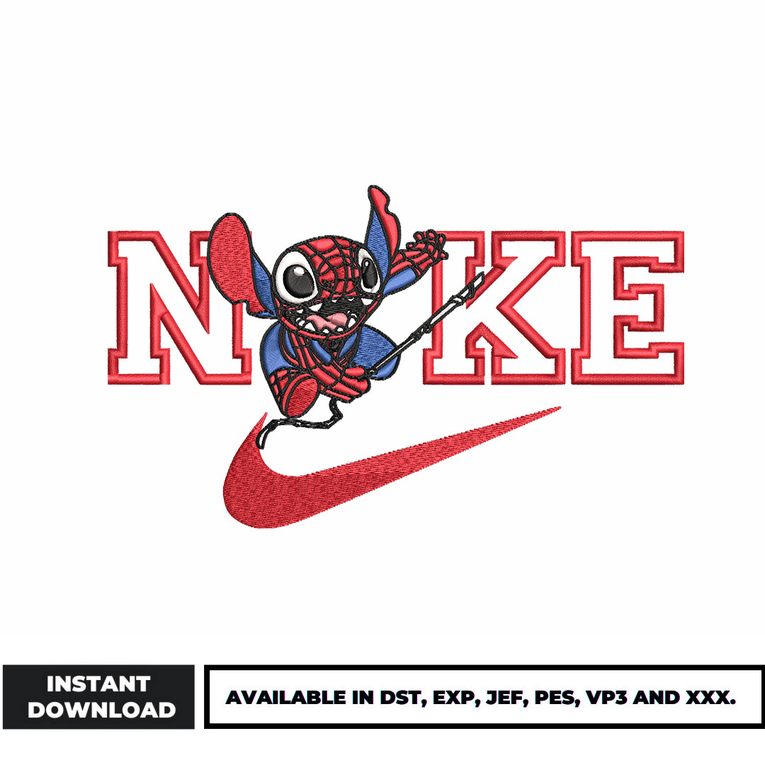 Swoosh Spider stitch embroidery design, Stitch embroidery, l | Inspire ...