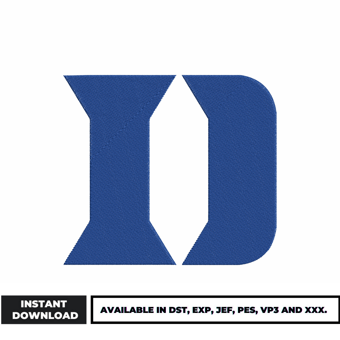 Duke Blue Devils logo embroidery design, Logo NCAA embroider | Inspire ...