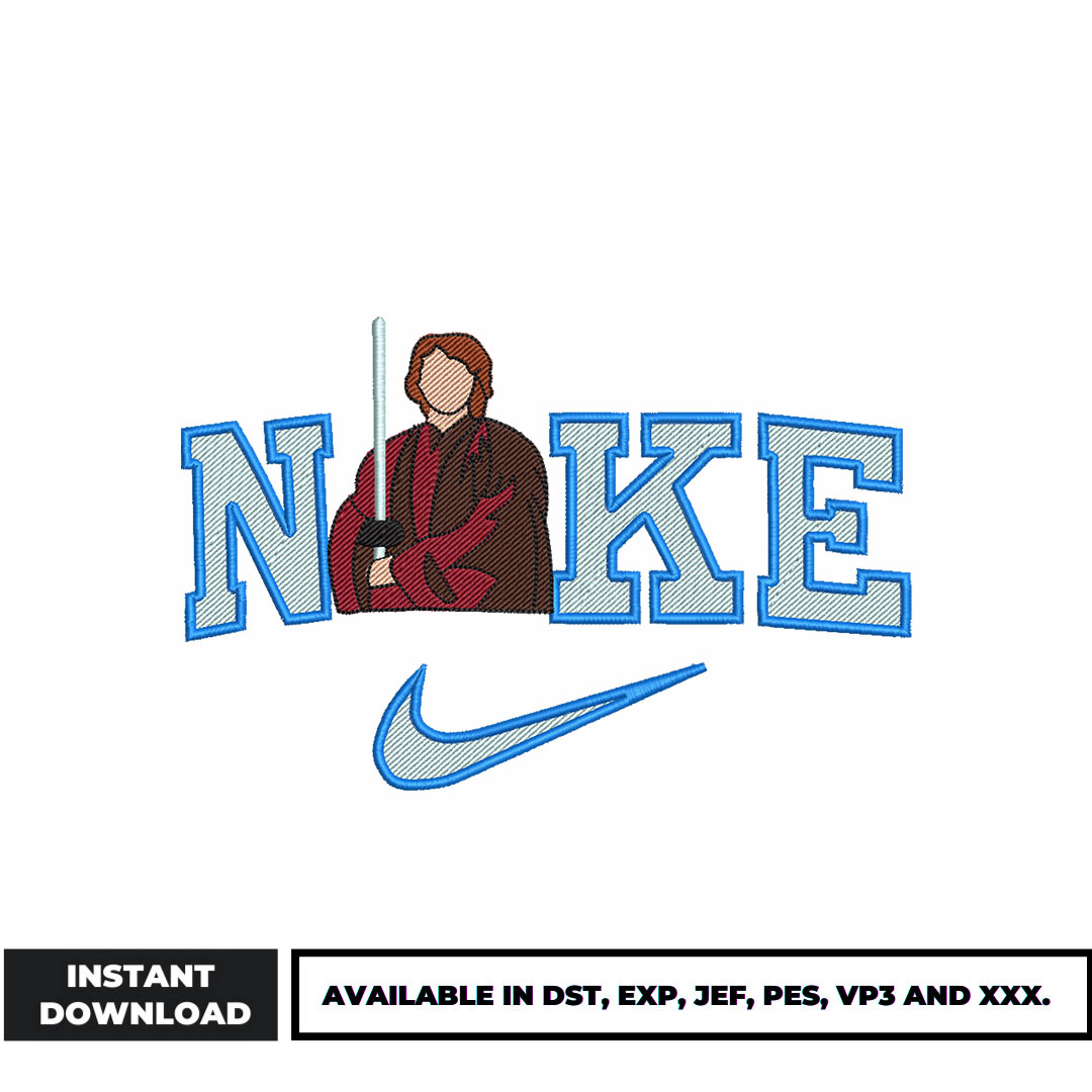 Nike Anakin embroidery design, Star wars embroidery, embroid | Inspire ...