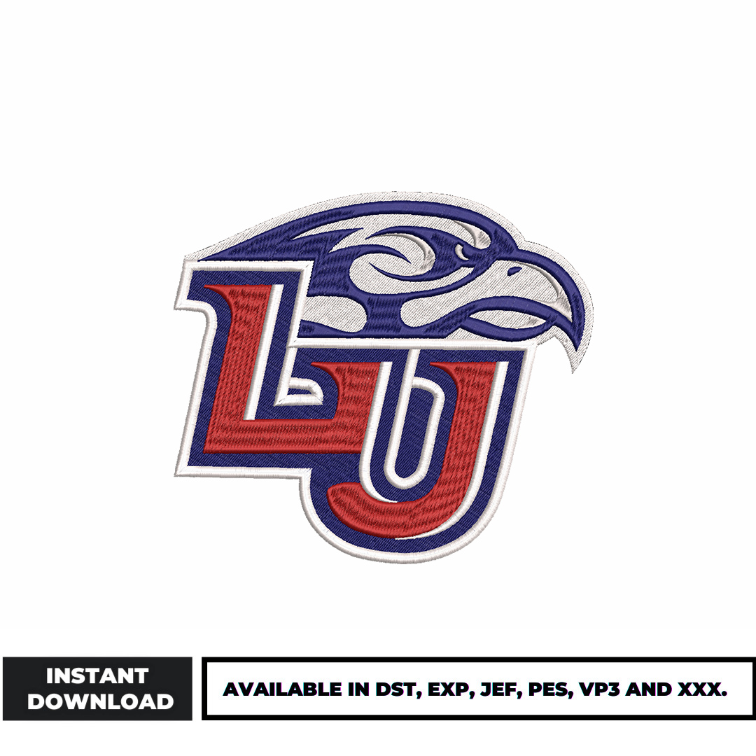Liberty University logo embroidery design, Logo NCAA embroid | Inspire ...