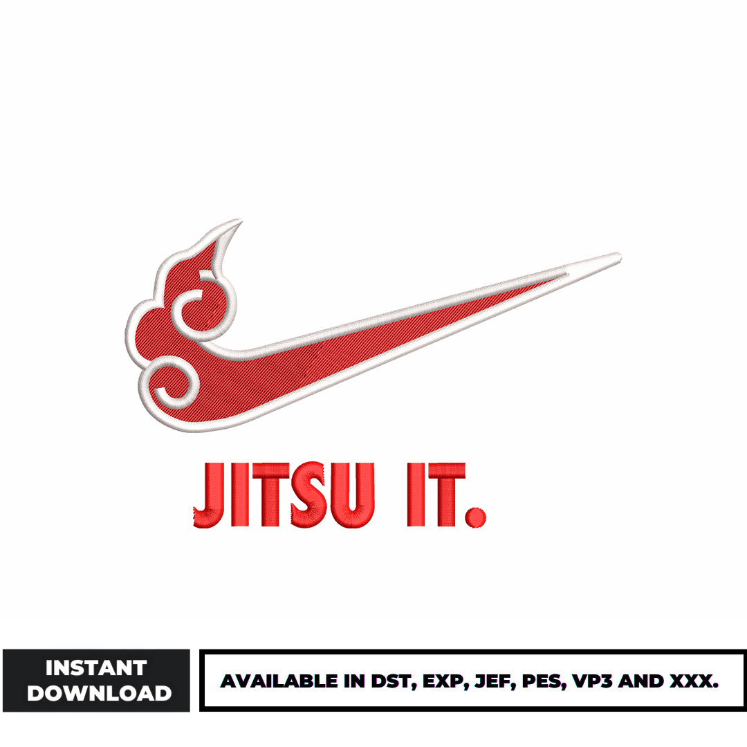 Akatsuki Jutsu it Logo embroidery design, anime embroidery, | Inspire ...