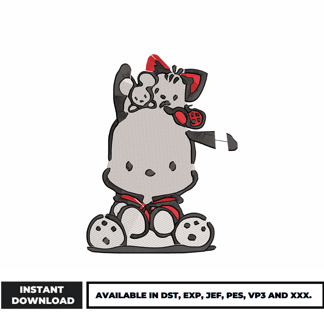Pochacco embroidery design, Pochacco embroidery, Anime embro | Inspire ...
