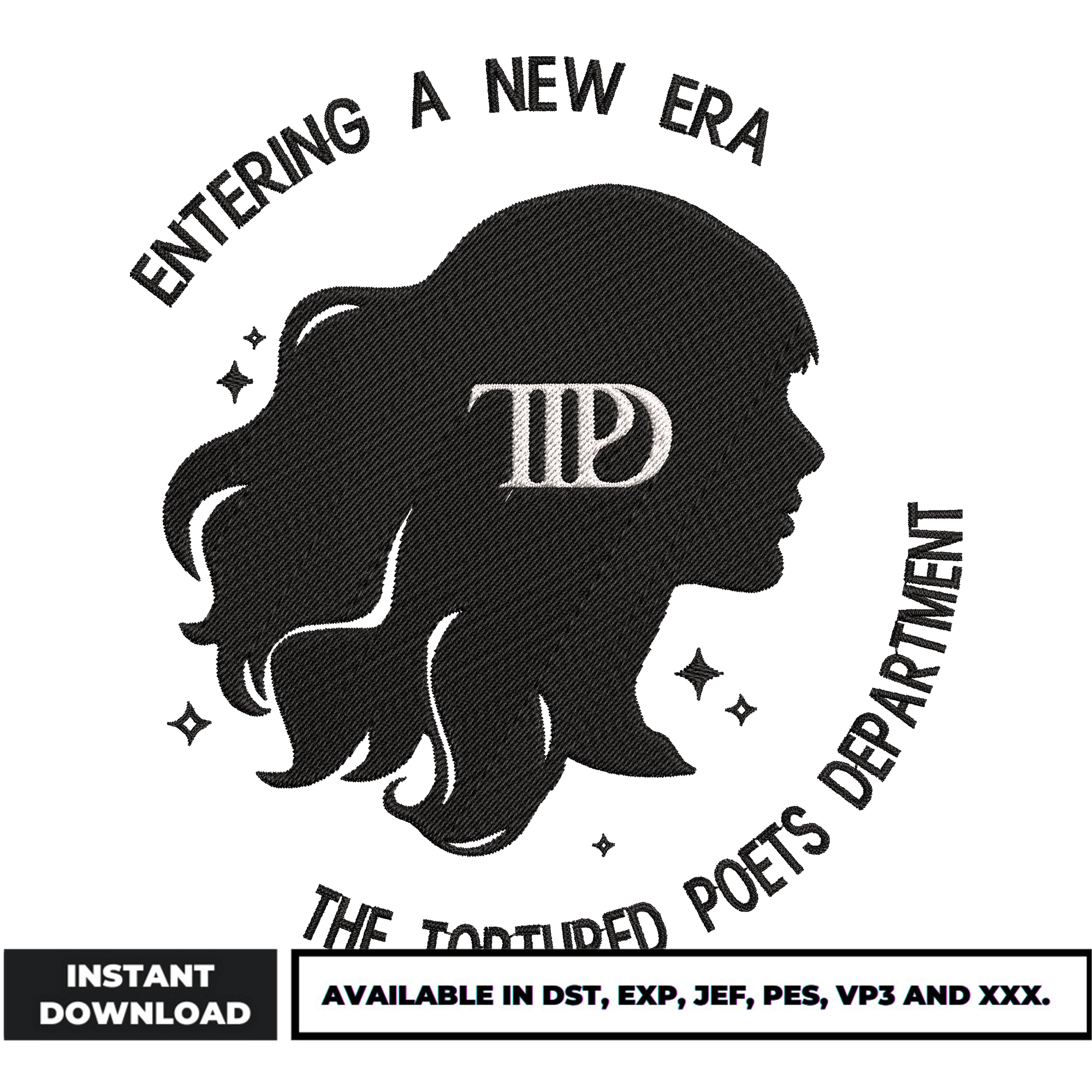 Taylor entering a new era embroidery | Inspire Uplift