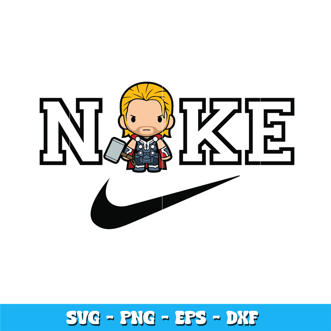 Nike Thor Chibi svg, Thor Chibi svg, Logo Brand svg, Nike sv - Inspire ...