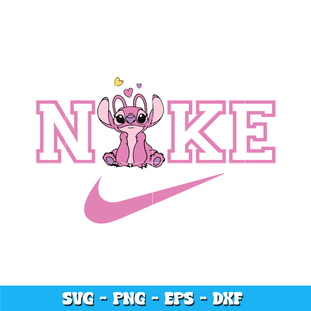 Nike Angel love svg, Stitch svg, Logo Brand svg, Nike svg, c | Inspire ...