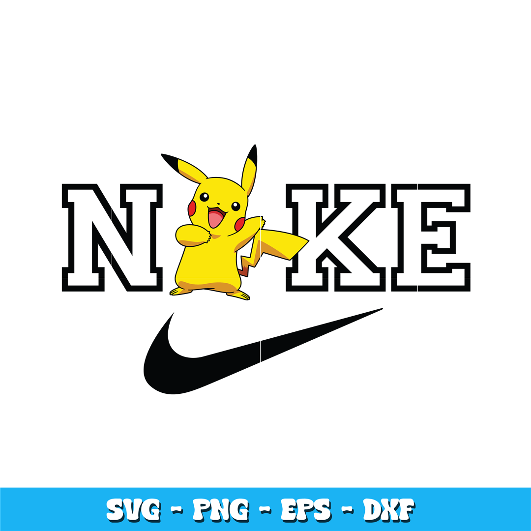 Pikachu Nike svg, Pokemon svg, Logo Brand svg, Nike svg, ani | Inspire ...