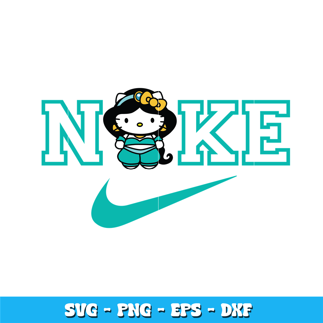 Nike Hello Kitty Jasmine svg, Hello Kitty svg, Logo Brand sv | Inspire ...