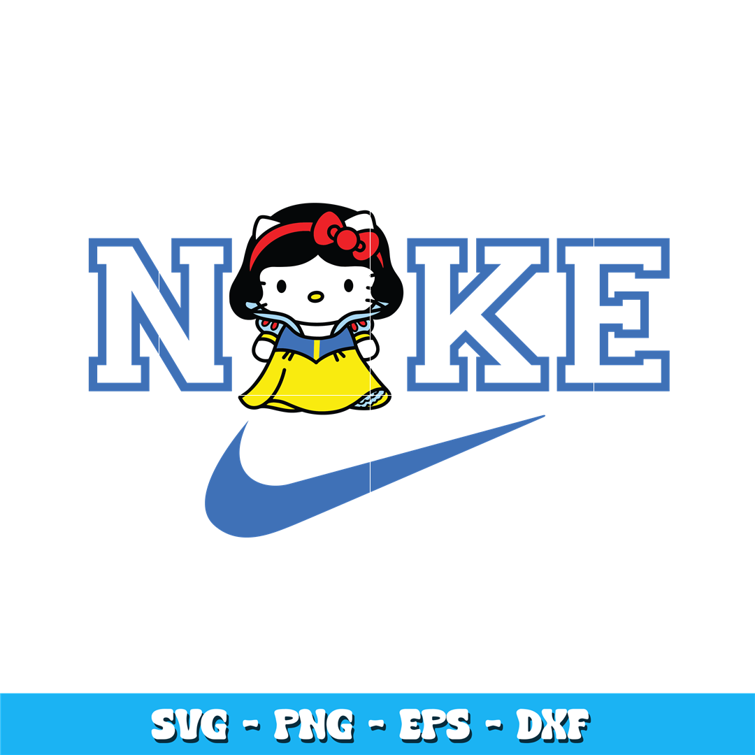 Nike Hello Kitty Princesse svg, Princesse svg, Logo Brand sv | Inspire ...