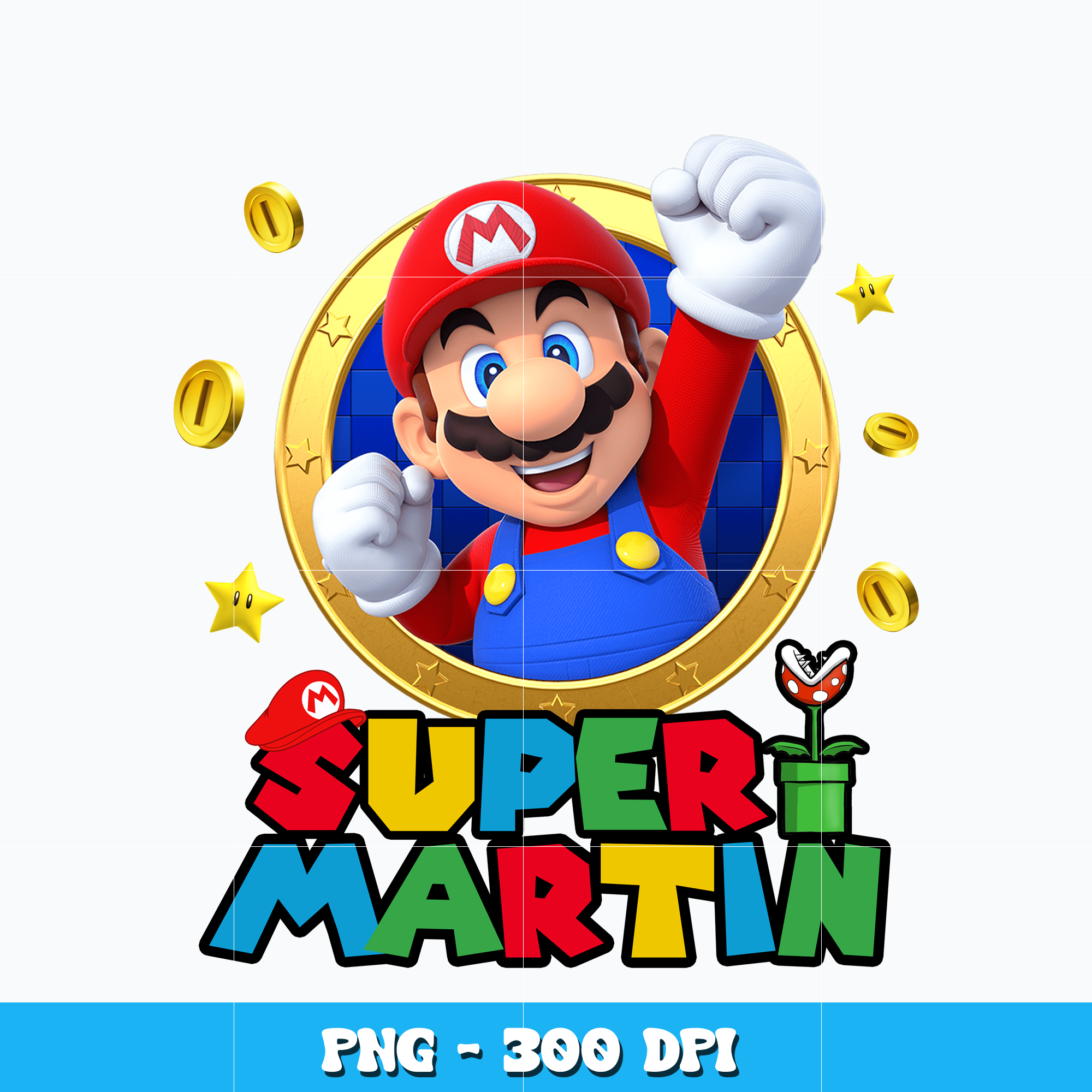 Super Martin design Png, Mario Bros. png, Cartoon svg, Logo | Inspire ...