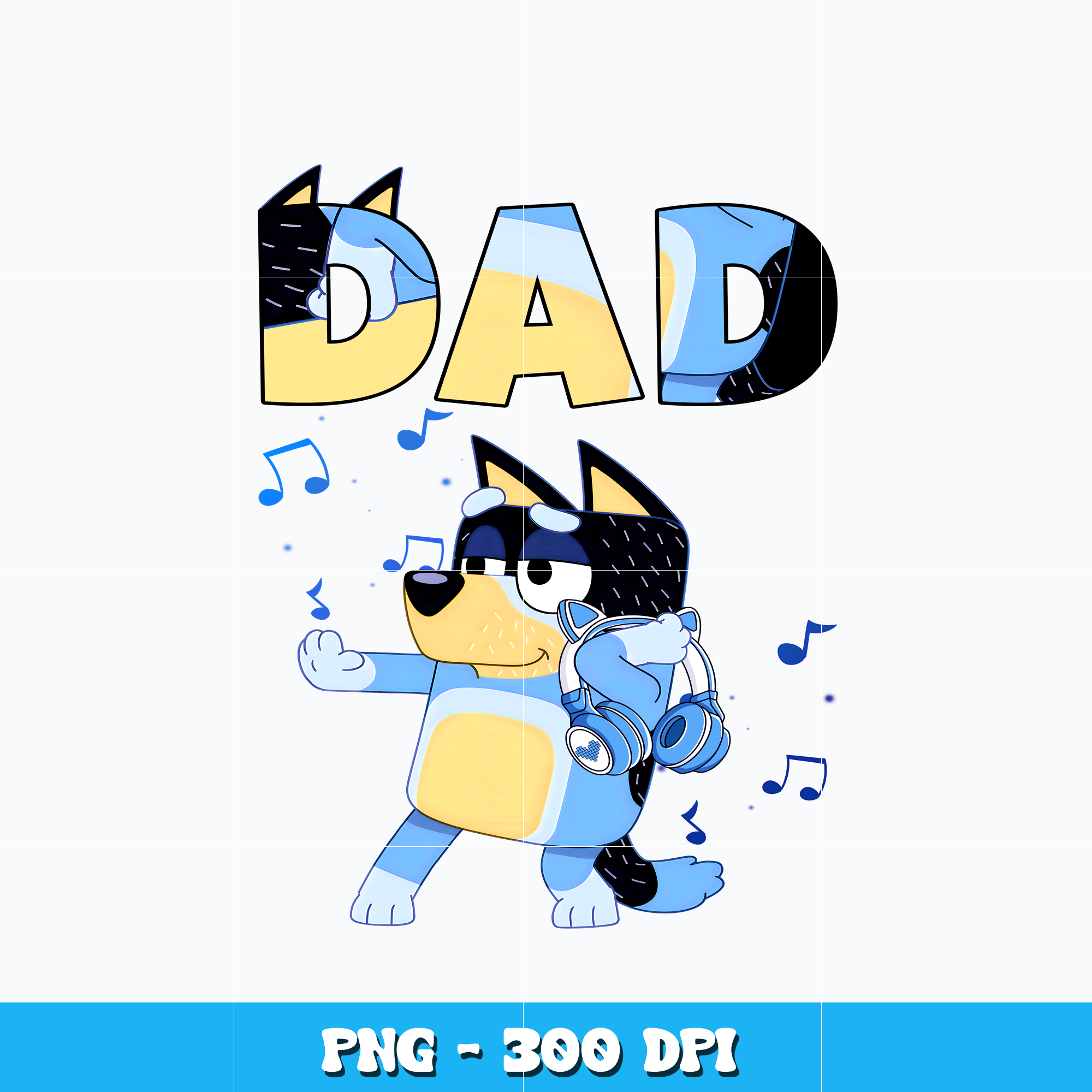 Bluey Bandit Dad design Png, bluey Png, Cartoon svg, Logo de | Inspire ...