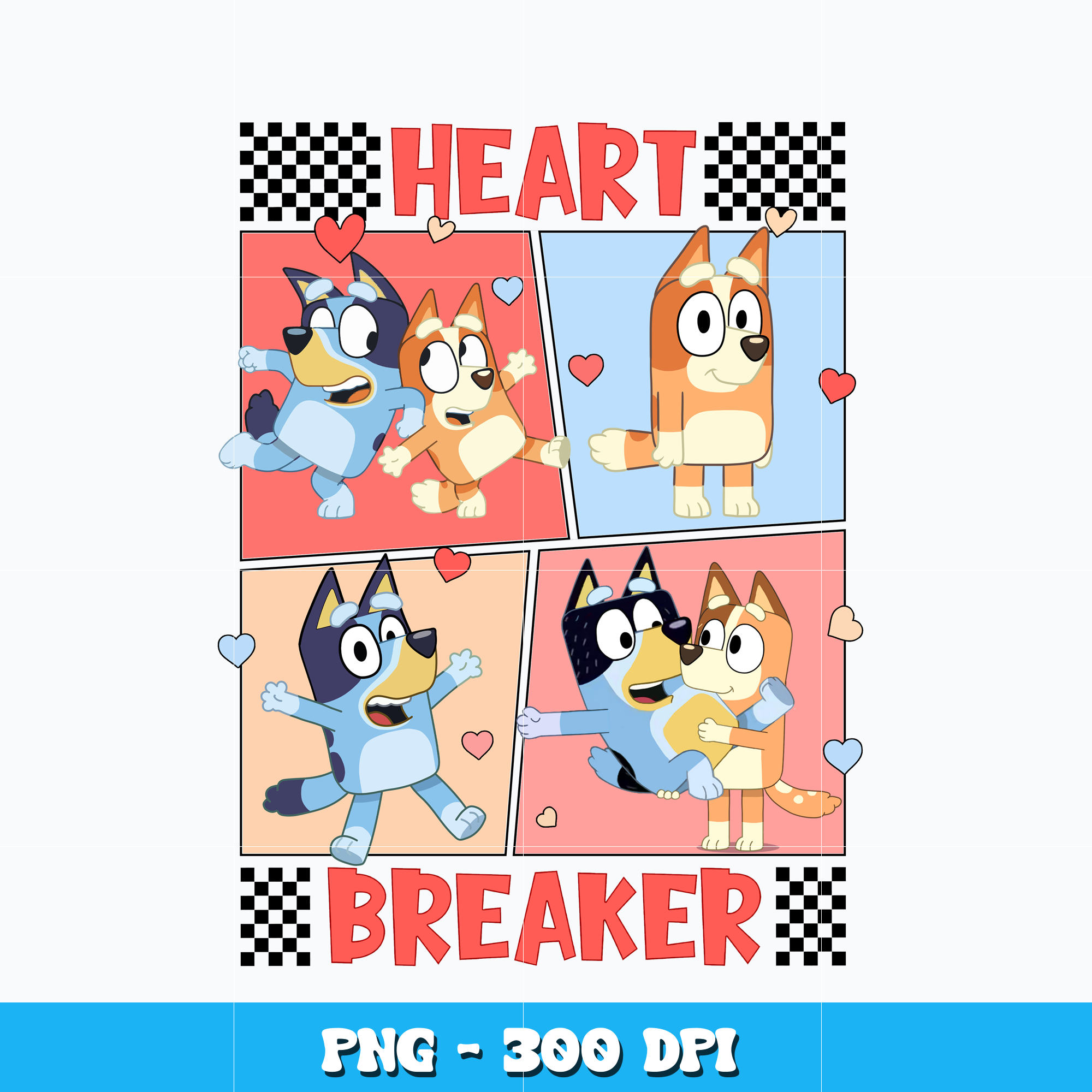 Bluey heart breaker Png, Bluey Png, Valentine Png, Cartoon P | Inspire ...