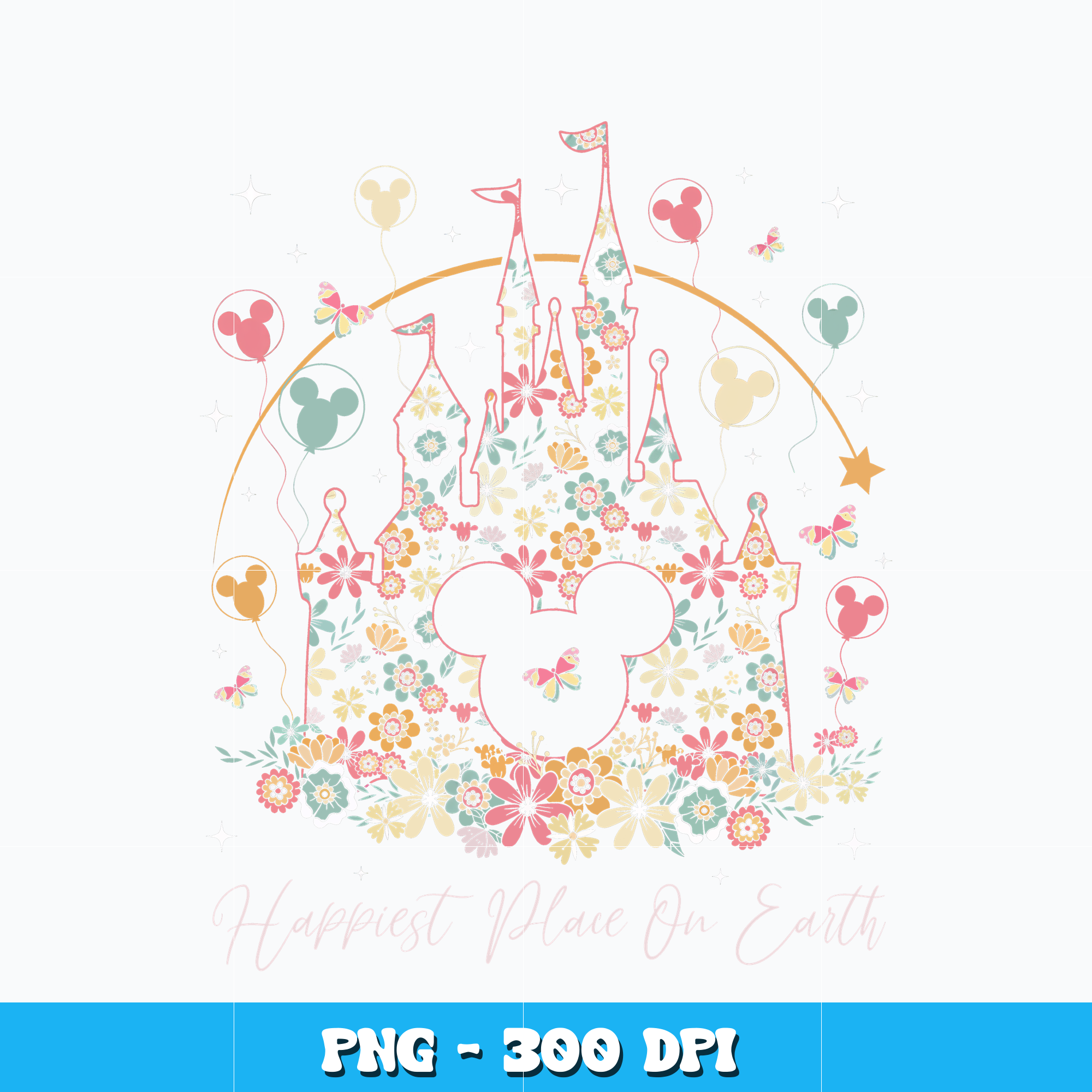 The Happiest Place on Earth Png, Disney cartoon Png, Cartoon - Inspire ...