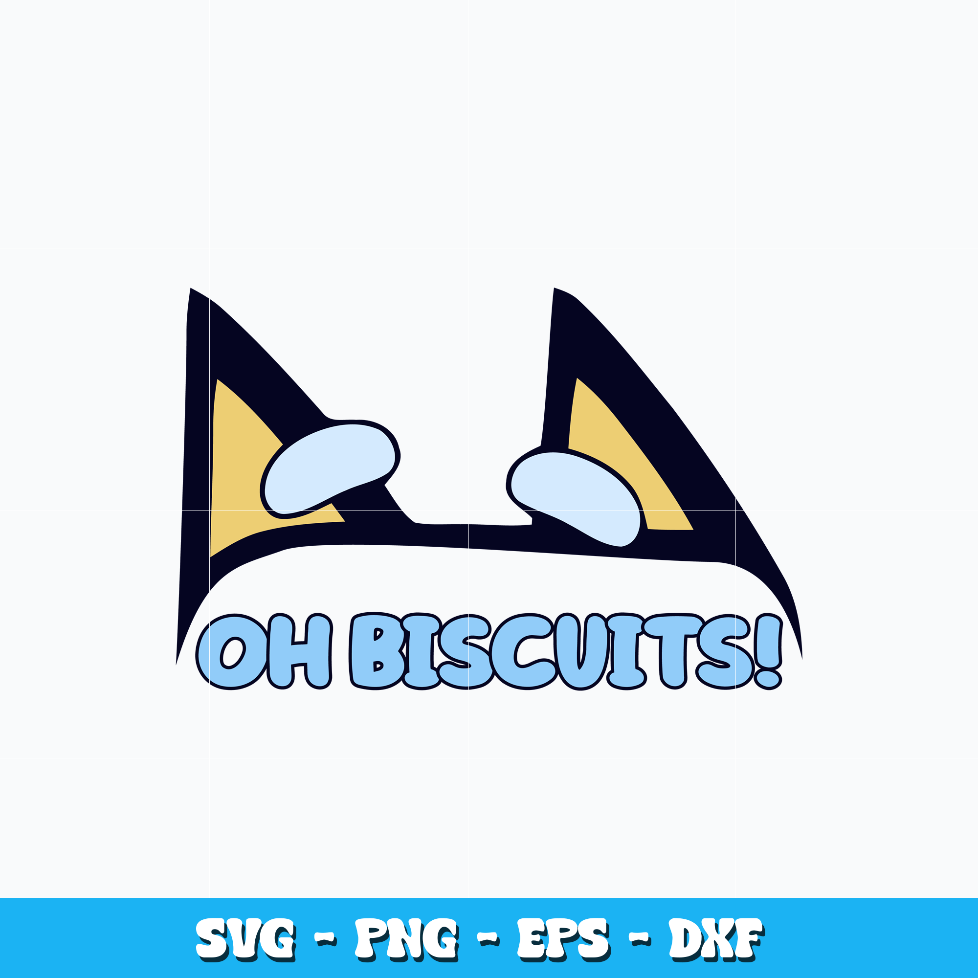 Oh Biscuits bluey design svg, Bluey cartoon svg, cartoon svg - Inspire ...
