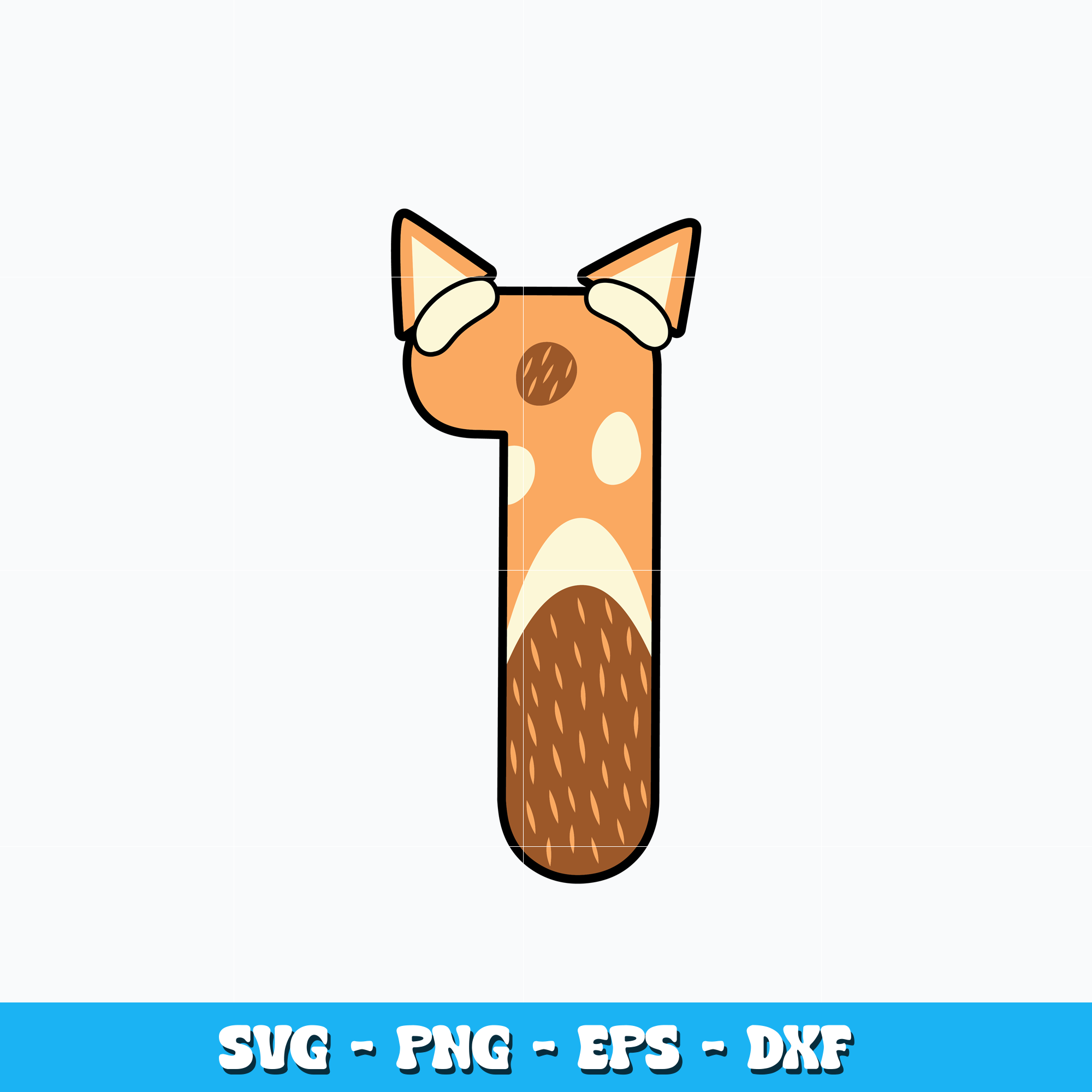 Number one bingo design svg, Bluey cartoon svg, cartoon svg, - Inspire ...