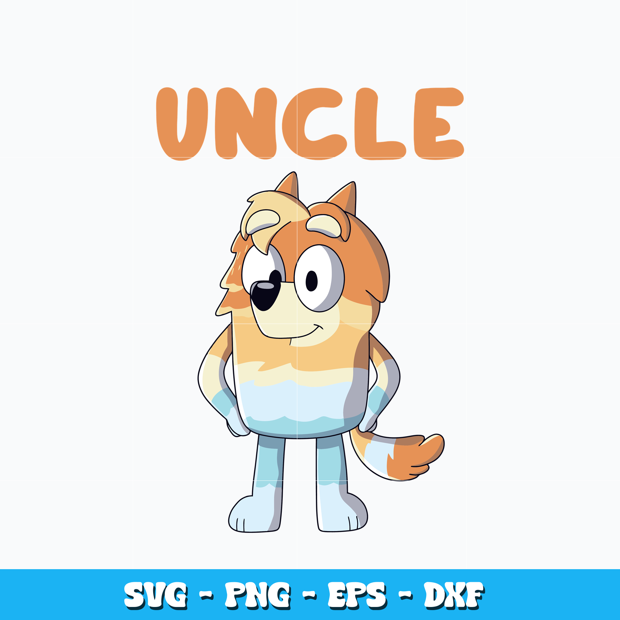 Uncle Radley design svg, Bluey Bingo cartoon svg, cartoon sv | Inspire ...
