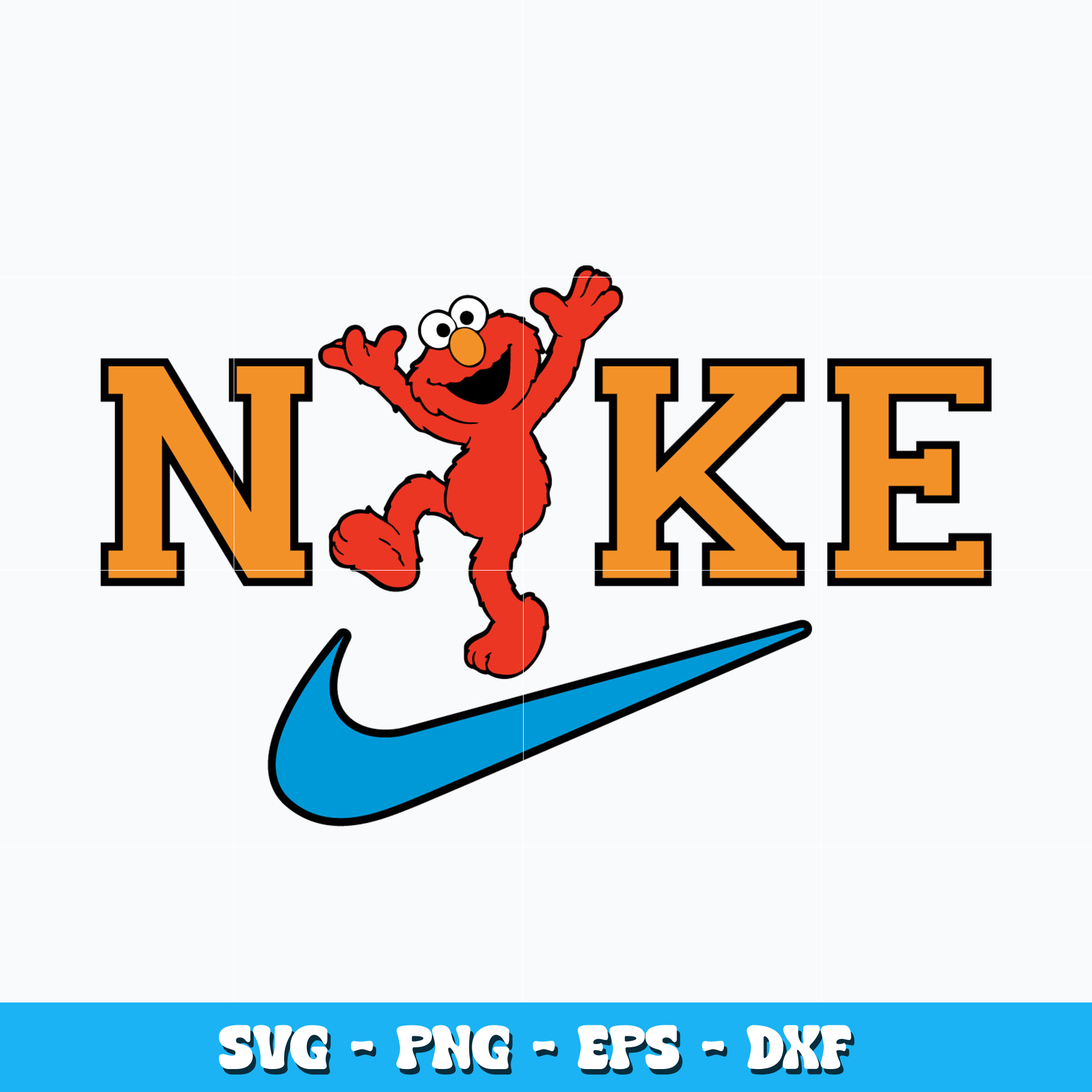 Elmo Nike Svg, Elmo svg, Logo Brand svg, Nike svg, cartoon s - Inspire ...
