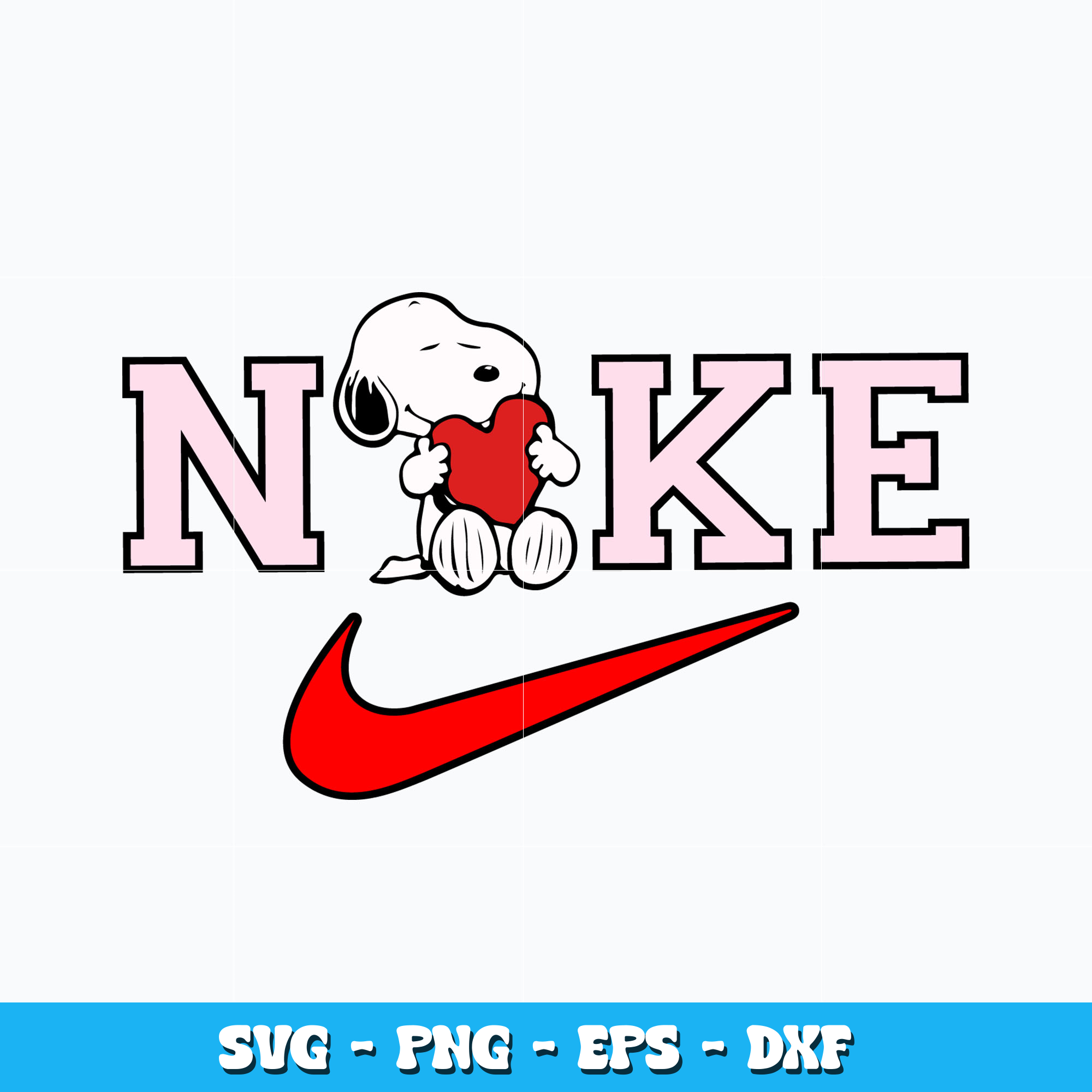 Nike Snoopy Love Svg, valentine svg, Logo Brand svg, Nike sv | Inspire ...