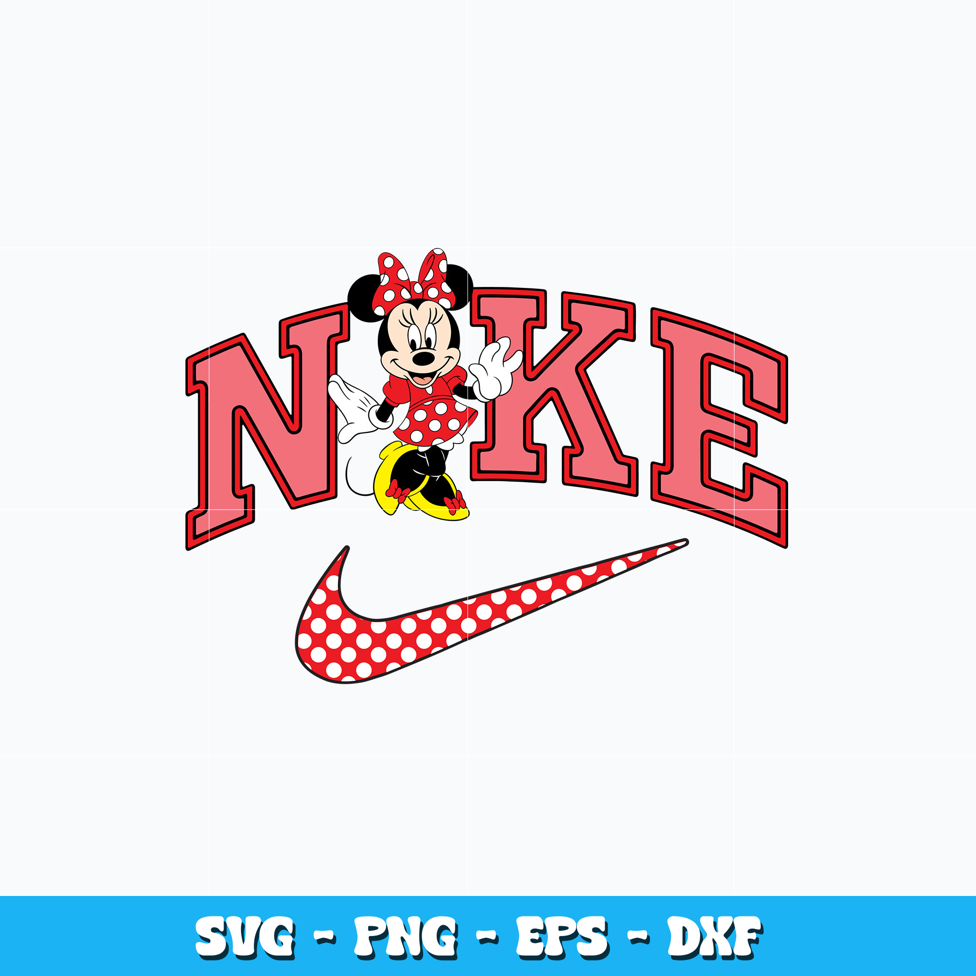 Nike Minnie mouse design Svg, disney svg, Logo Brand svg, Ni | Inspire ...