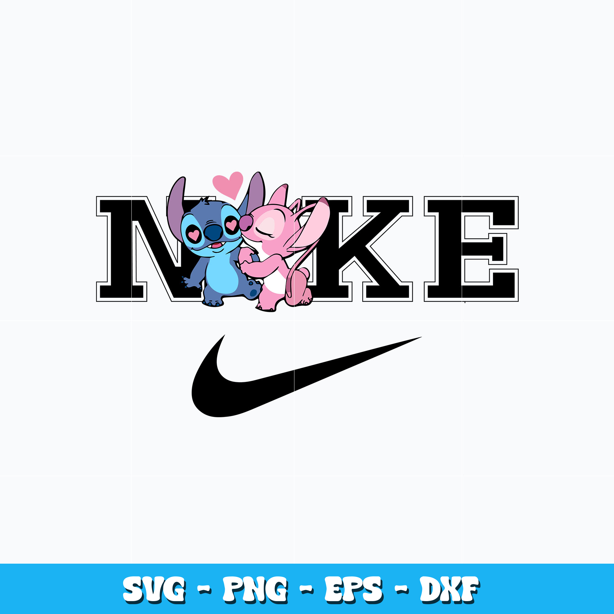 Nike Stitch And Angel Svg, Stitch svg, Logo Brand svg, Nike | Inspire ...
