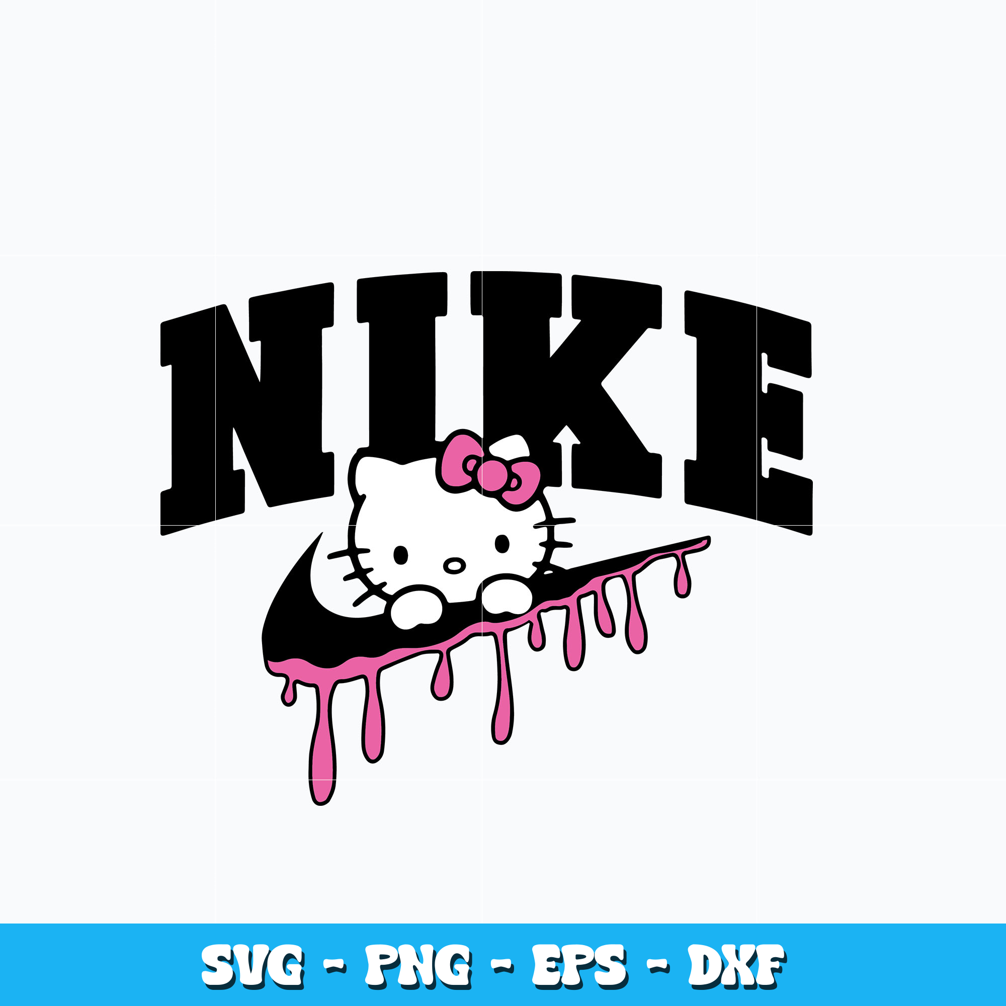 Hello kitty nike Svg, Logo Brand svg, Nike svg, cartoon svg, - Inspire ...