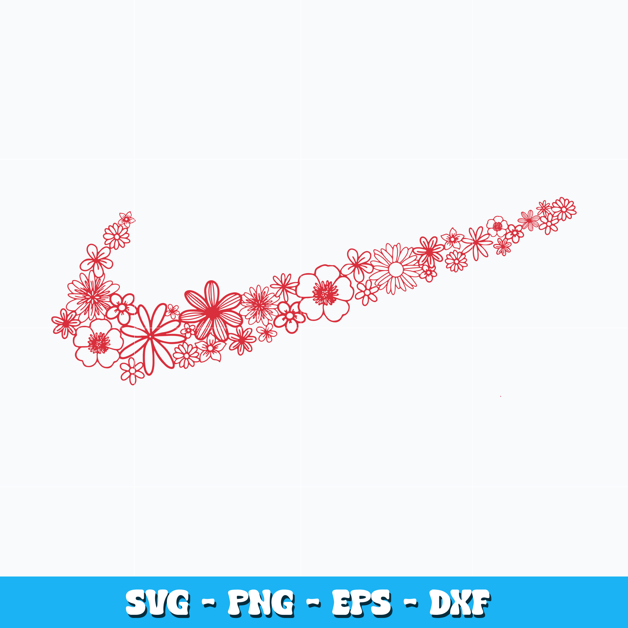 Nike Flower design Svg, Logo Brand svg, Nike svg, cartoon sv | Inspire ...