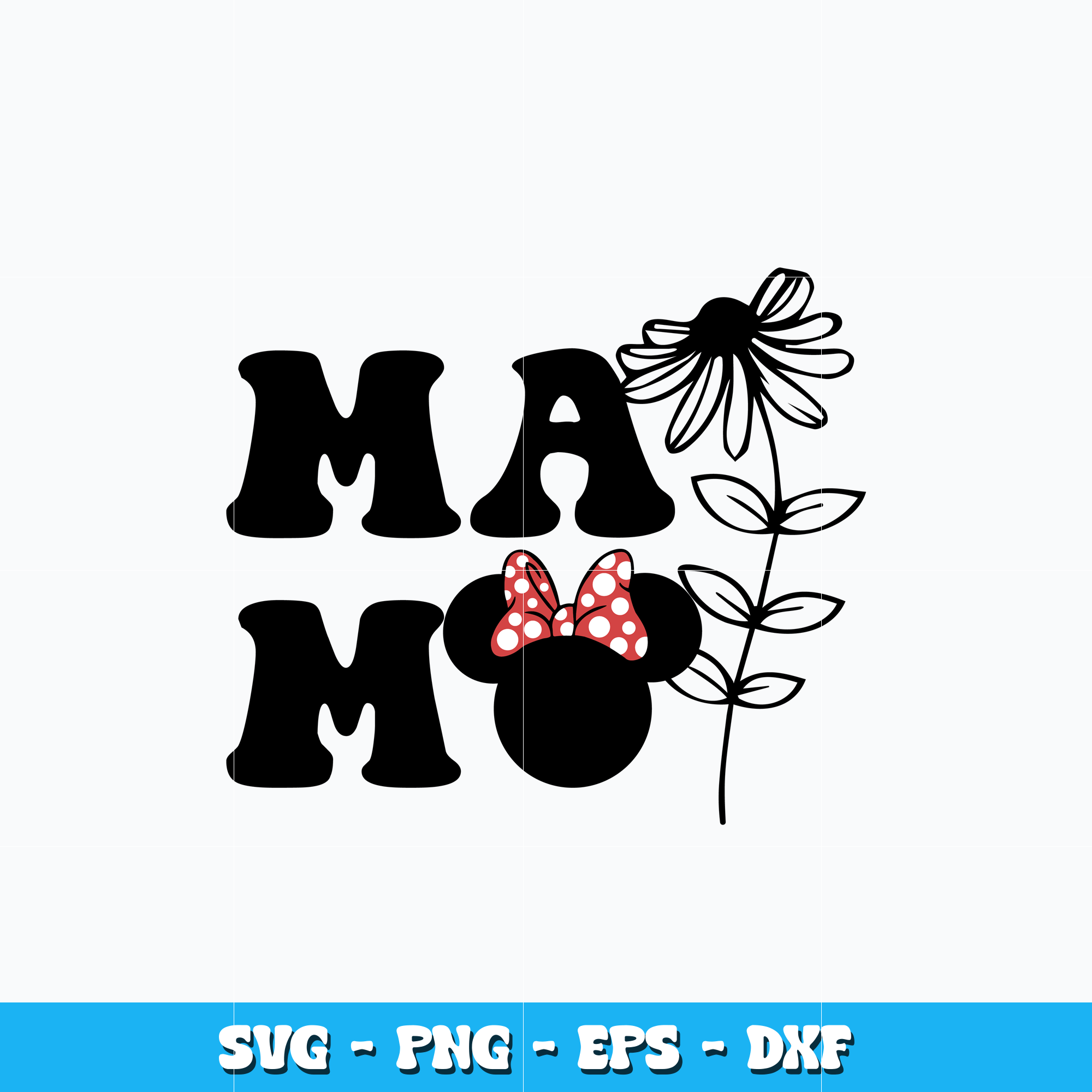 Mama Minnie mouse svg, Disney Minnie mouse head svg, cartoon - Inspire ...