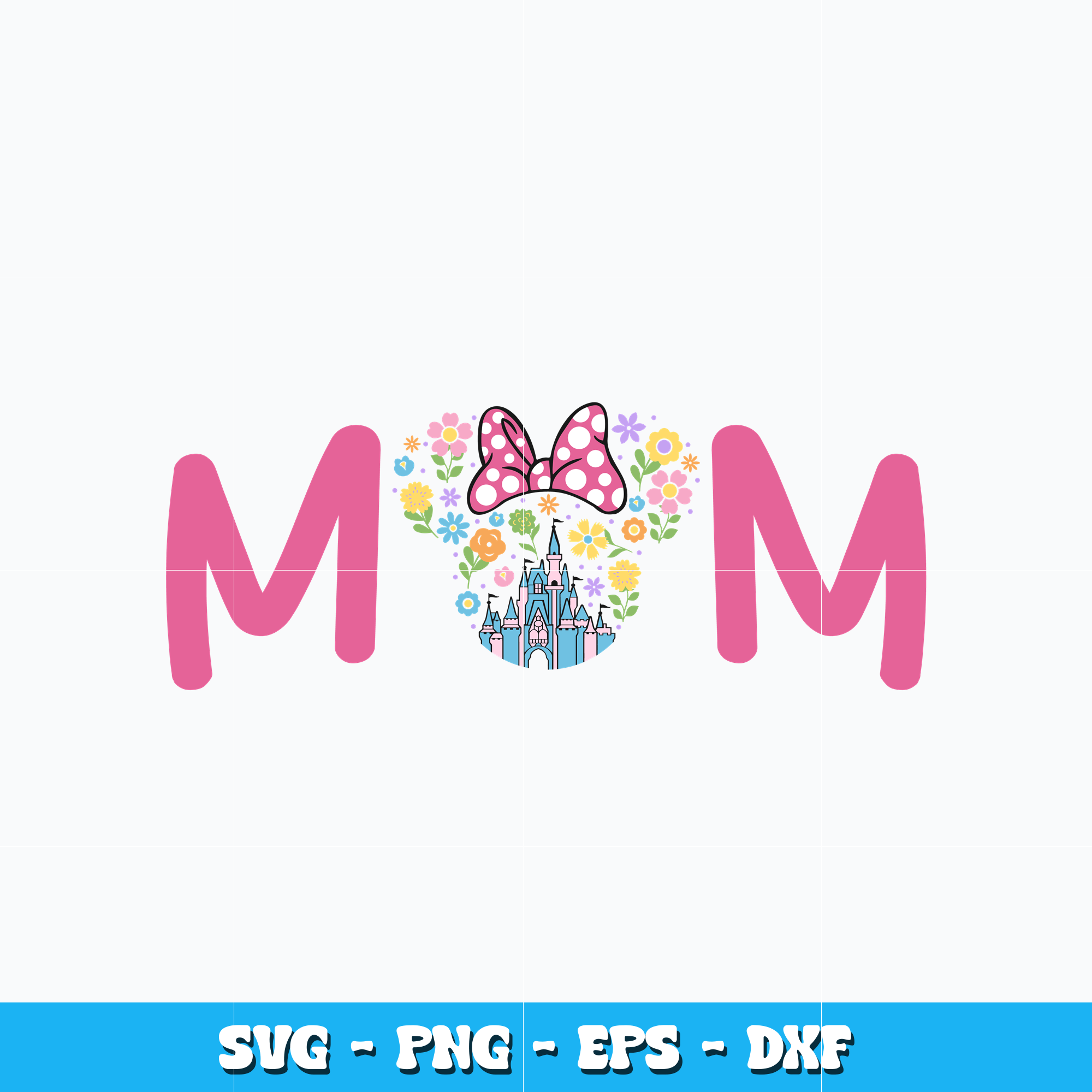 Mom Minnie mouse svg, Disney Minnie mouse head svg, cartoon - Inspire ...