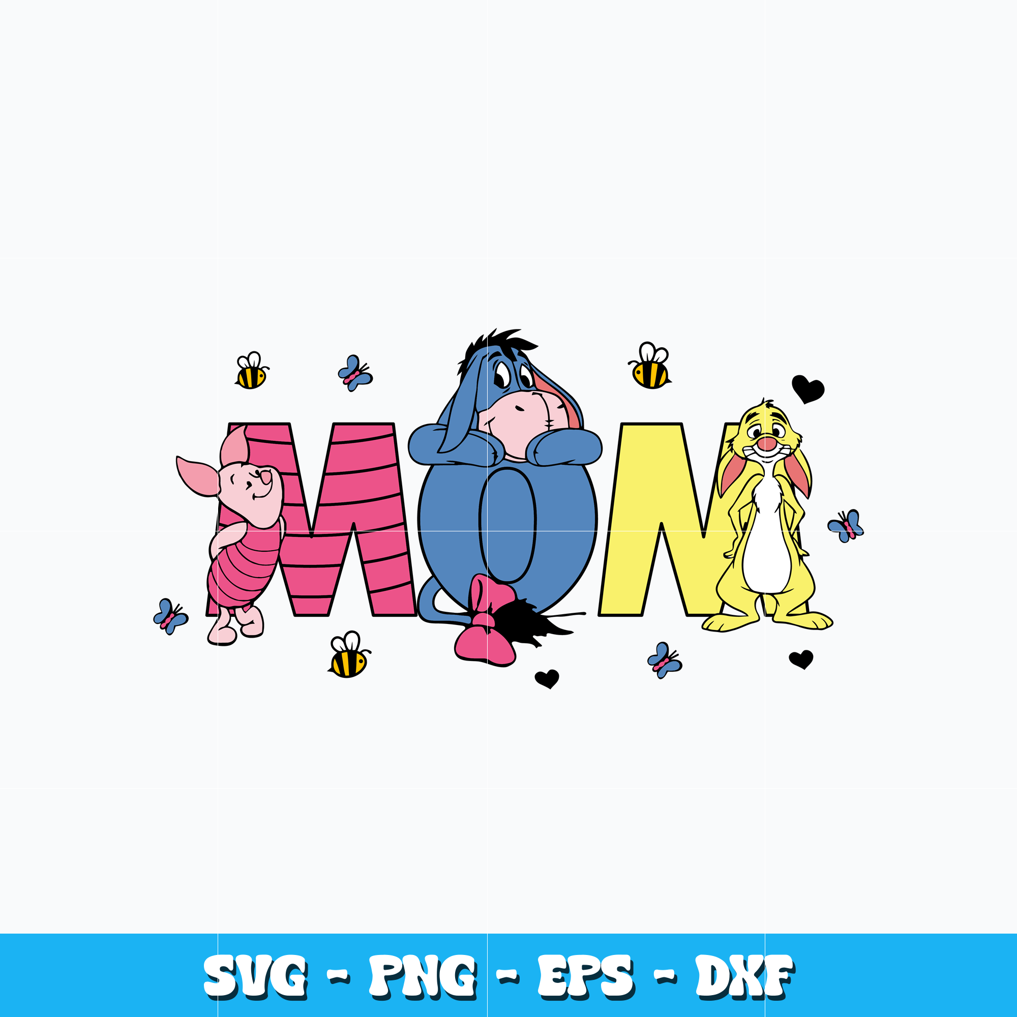 Winnie the Pooh Svg, Disney family svg, cartoon svg, logo de | Inspire ...
