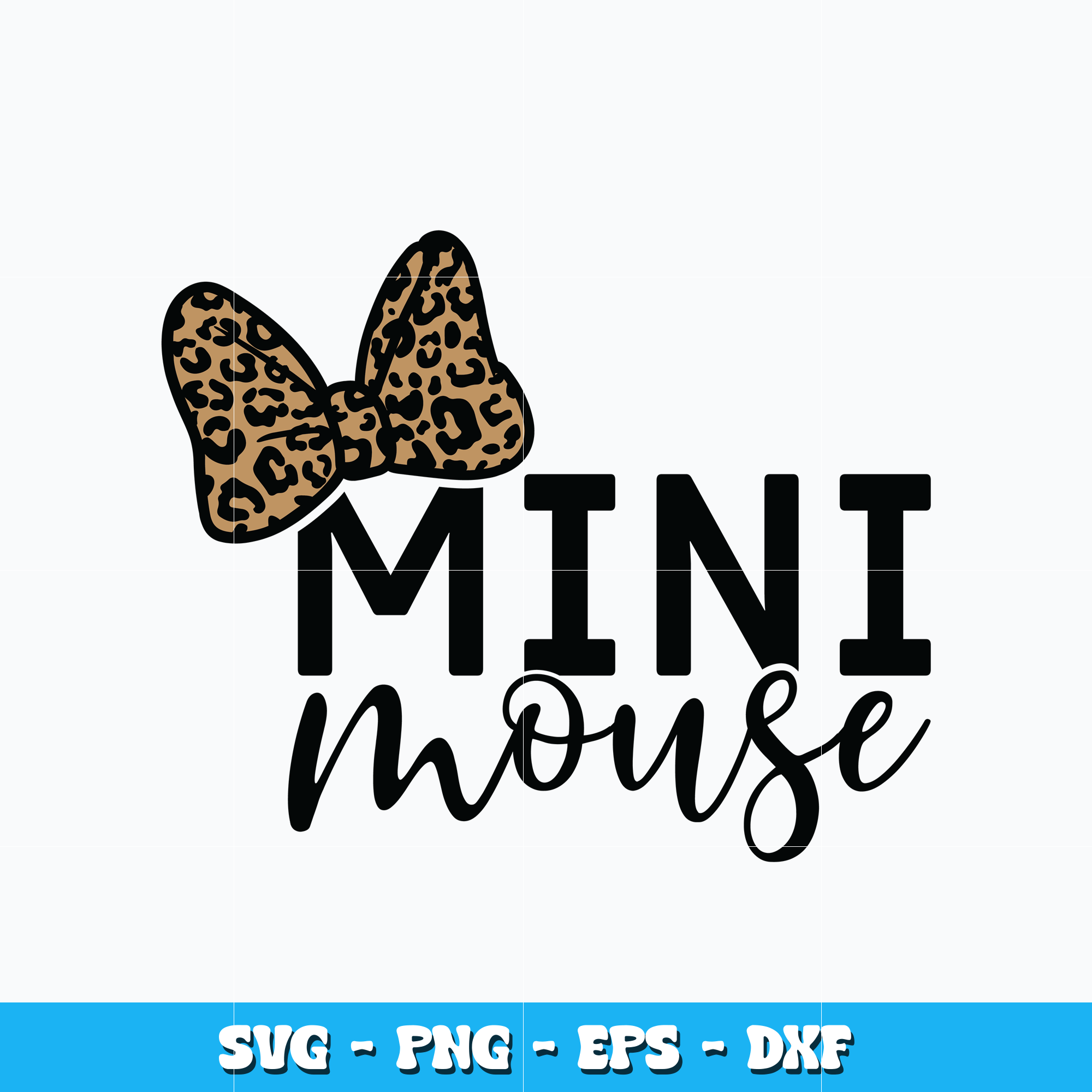 Mini Minnie mouse Svg, Disney family svg, cartoon svg, logo | Inspire ...
