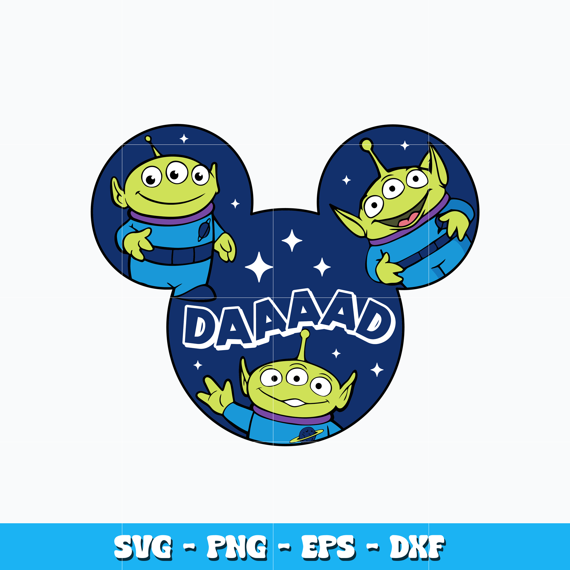 Toy Story Aliens Dad svg, mickey mouse head svg, Disney svg, | Inspire ...