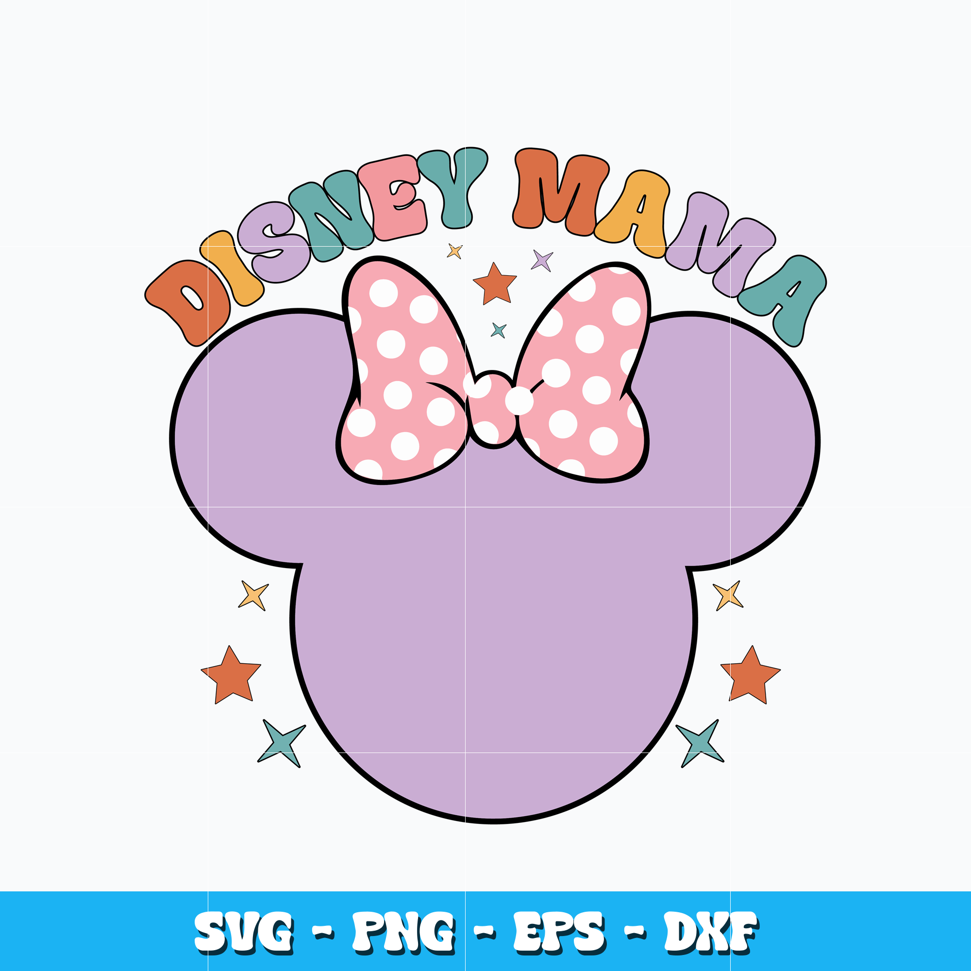 Disney mama Svg, disney minnie mosue head svg, cartoon svg, | Inspire ...