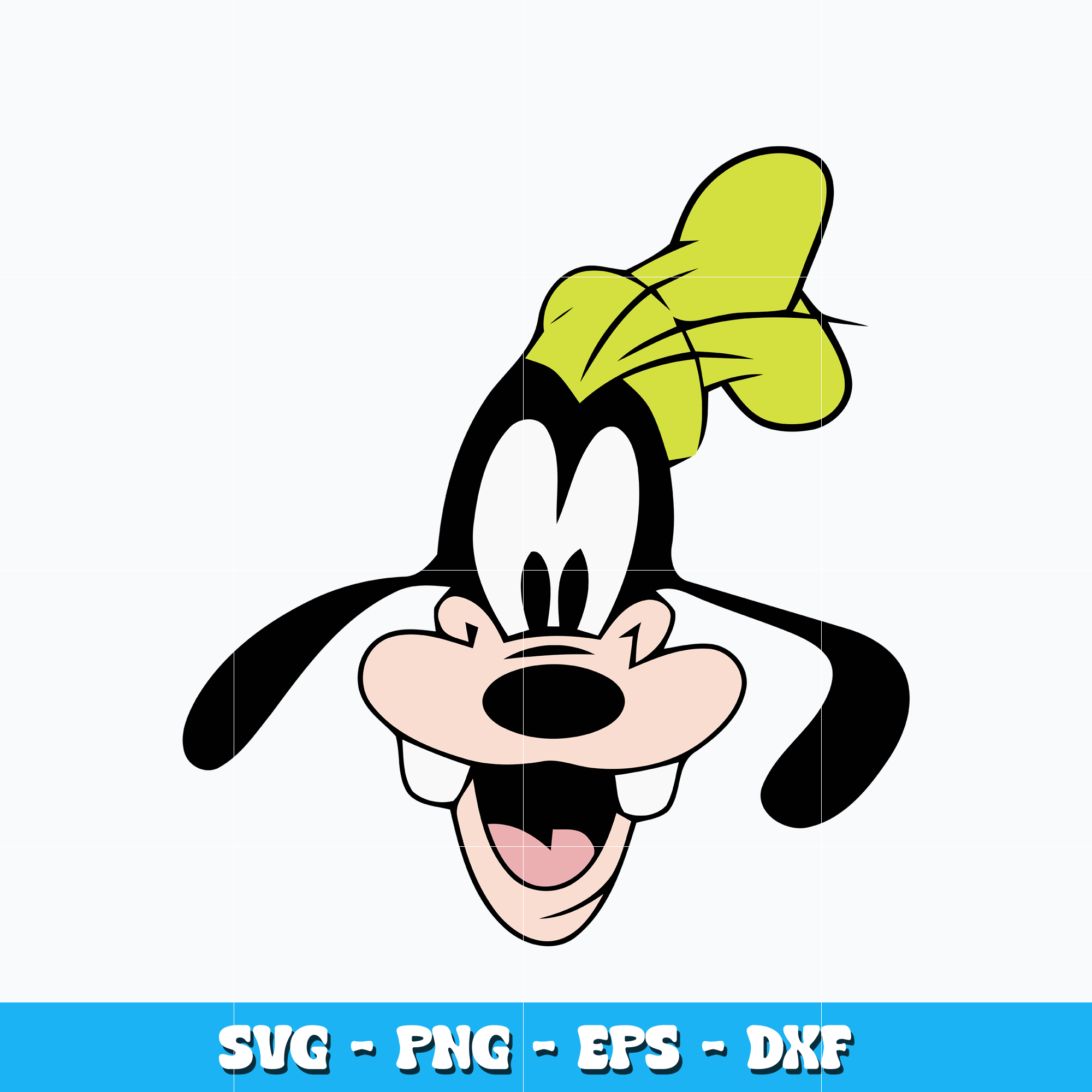 Goofy dog head design svg, disney Goofy dog face svg, logo d | Inspire ...