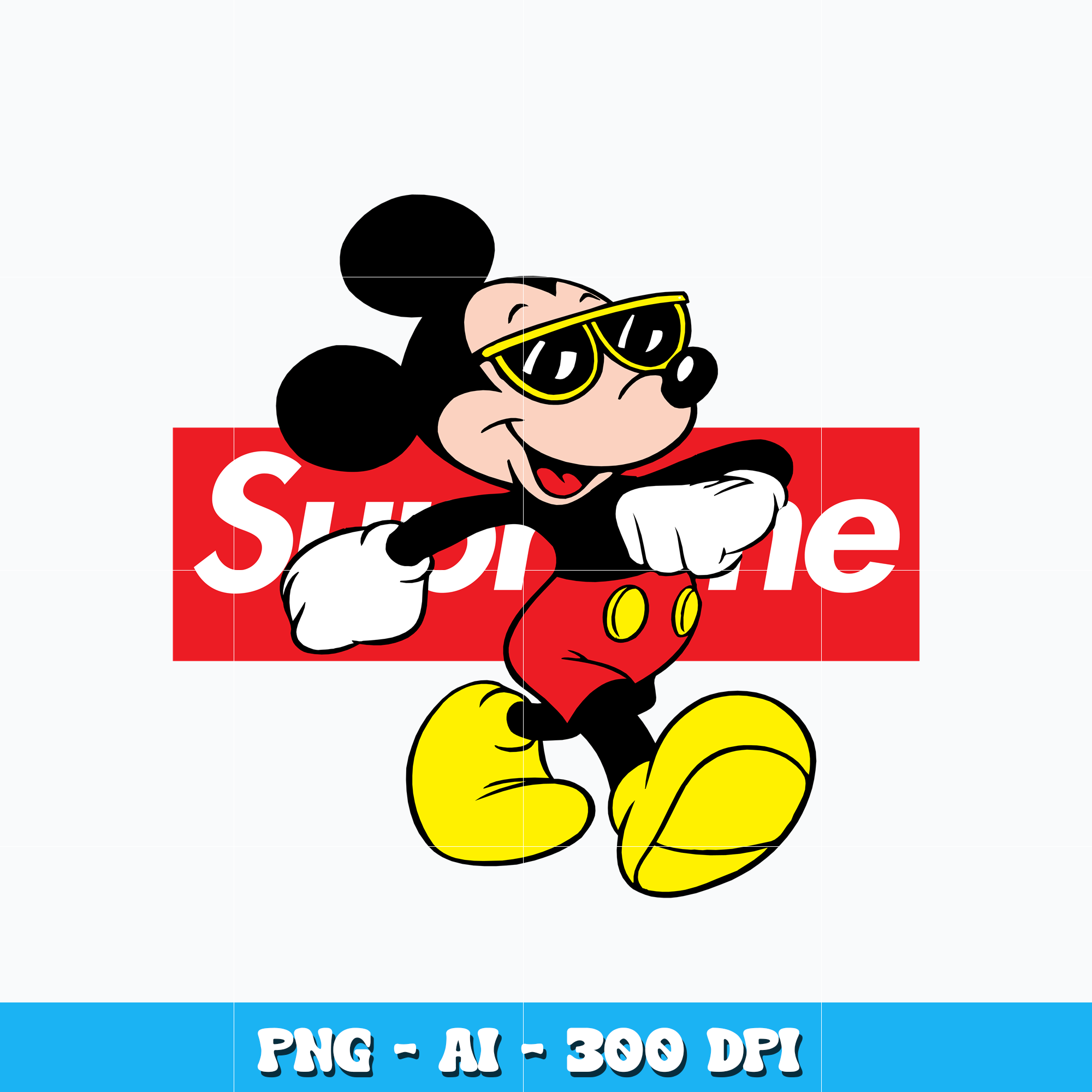 Mickey mouse Supreme svg, Mickey mouse svg, cartoon svg, log - Inspire ...