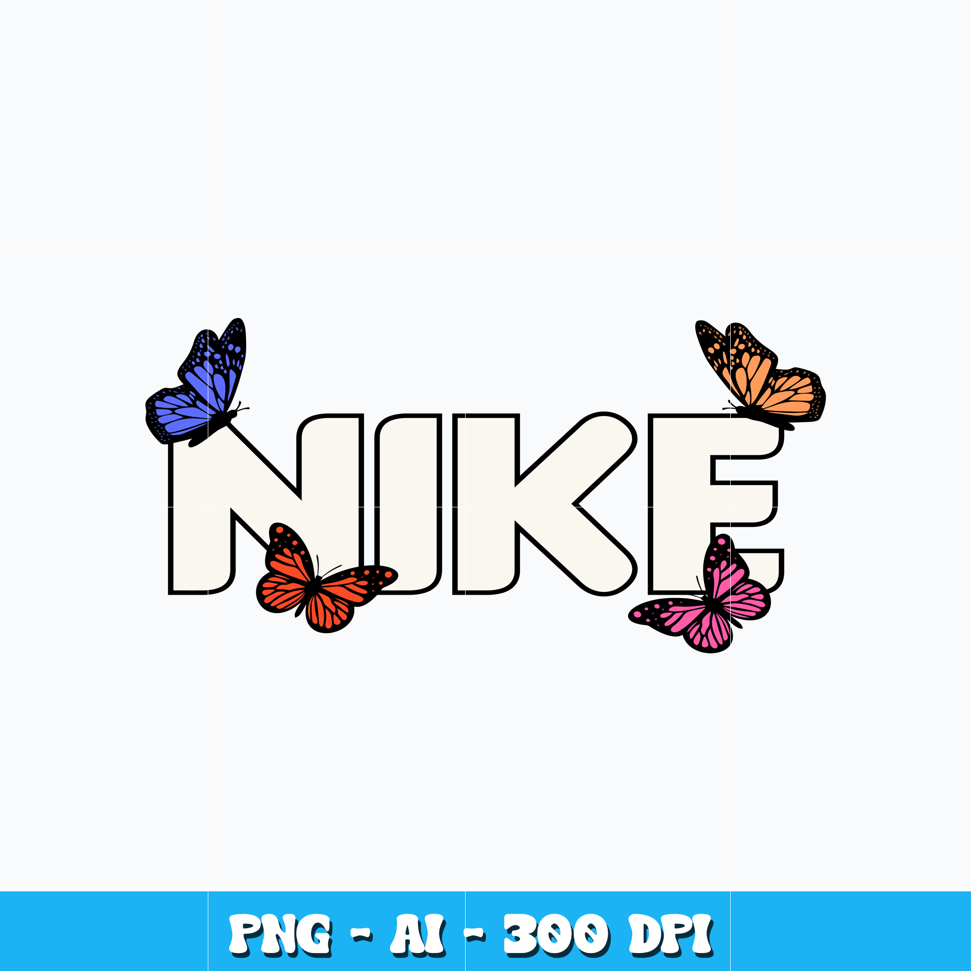 Nike Butterfly svg, Butterfly svg, cartoon svg, logo design - Inspire ...
