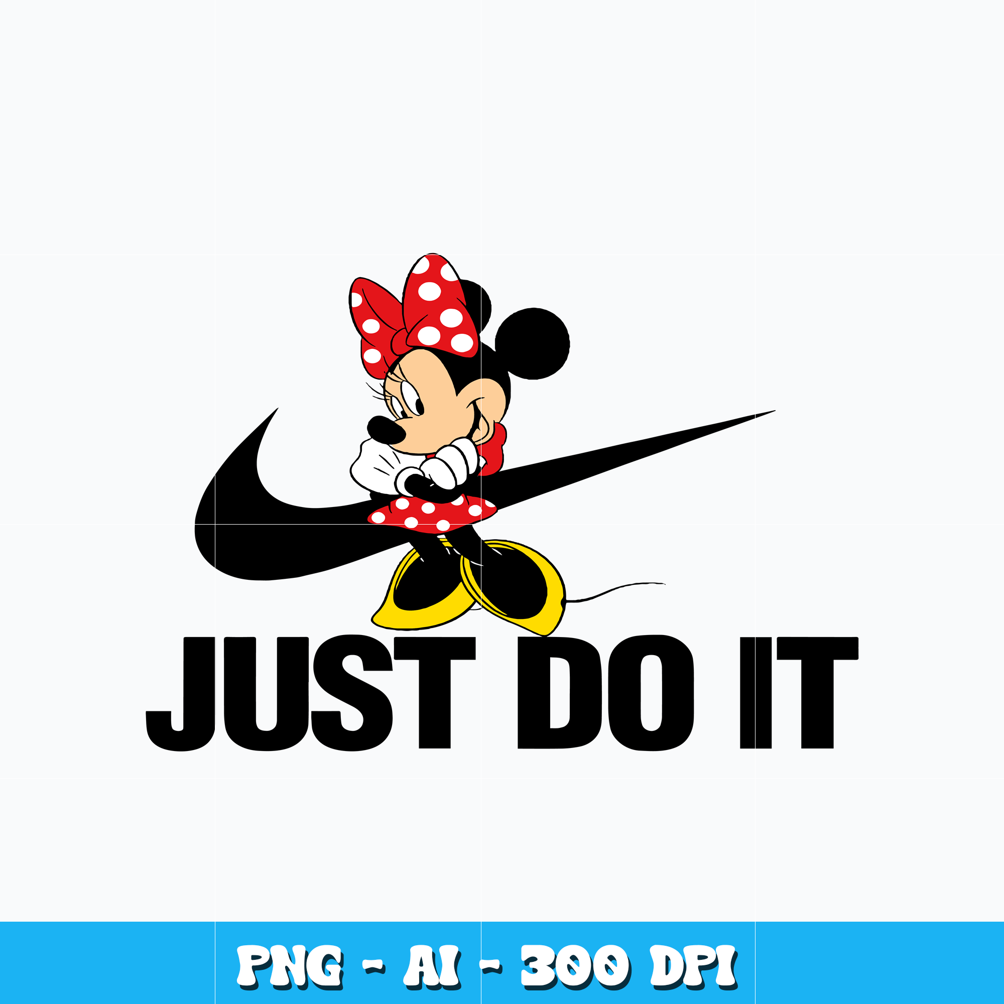 Minnie Nike Just Do It svg, Minnie mouse cartoon svg, logo d - Inspire ...