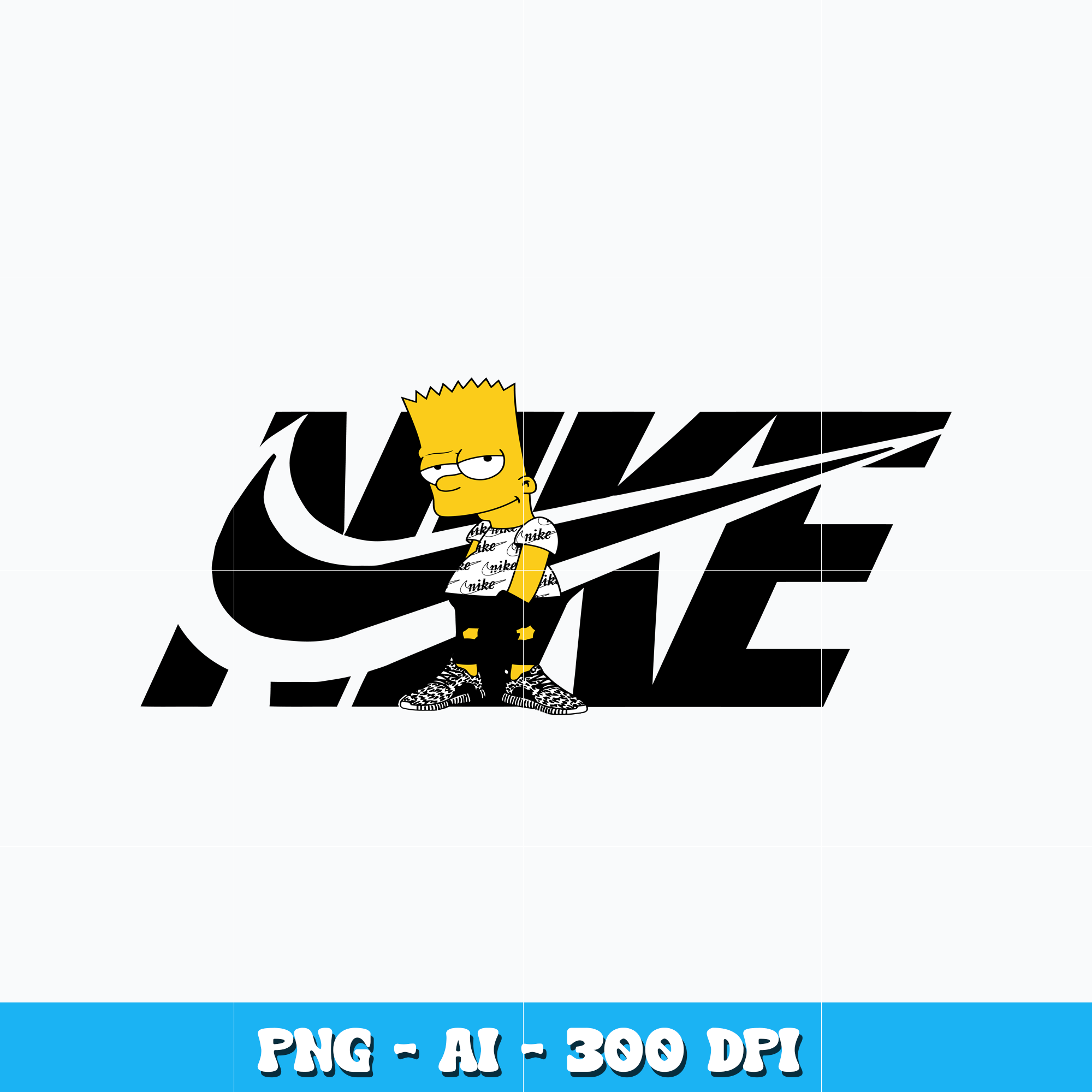 Bart Simpson Nike svg, Bart Simpson cartoon svg, logo design | Inspire ...