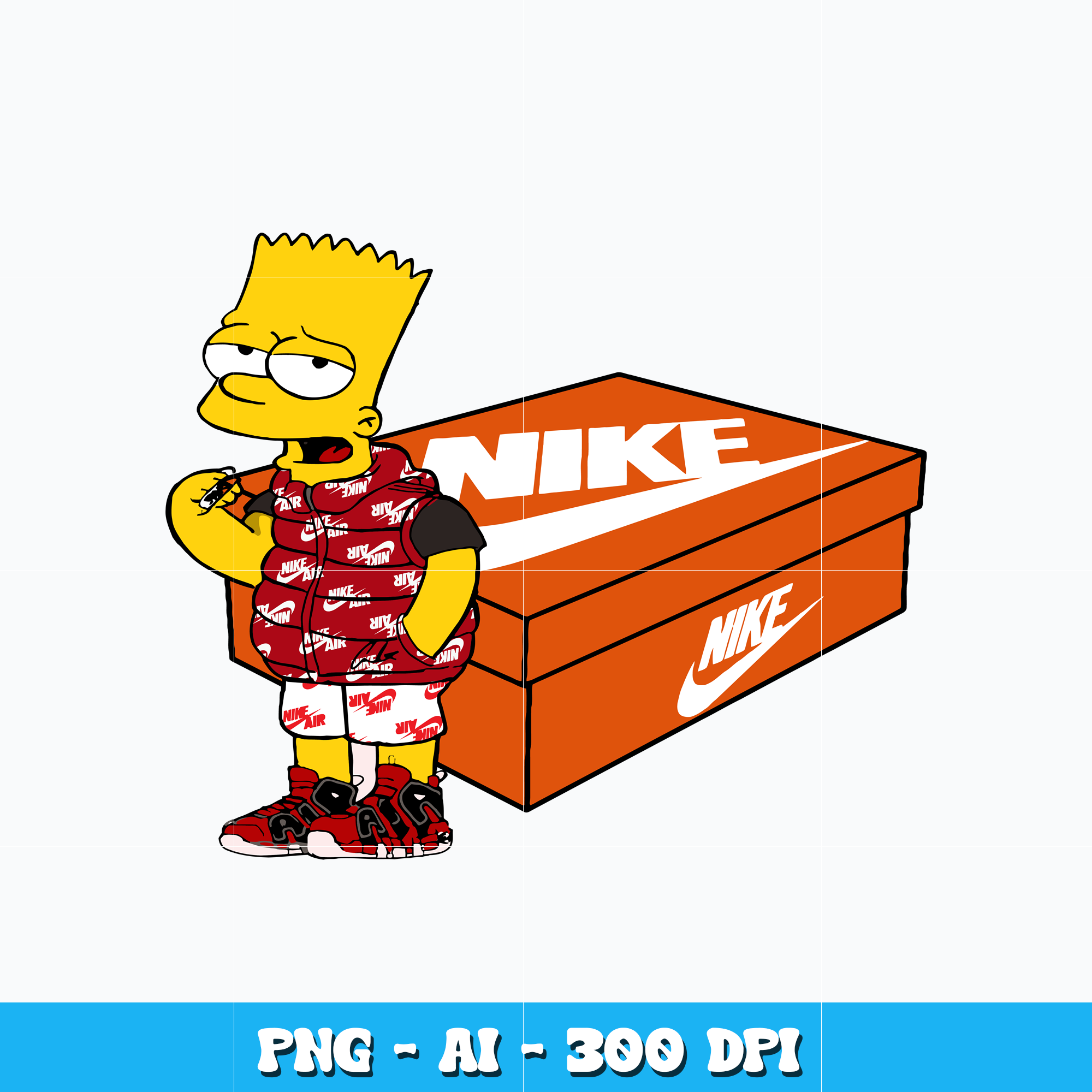 Bart Simpson Nike svg, Simpson Cartoon svg, logo design svg, | Inspire ...